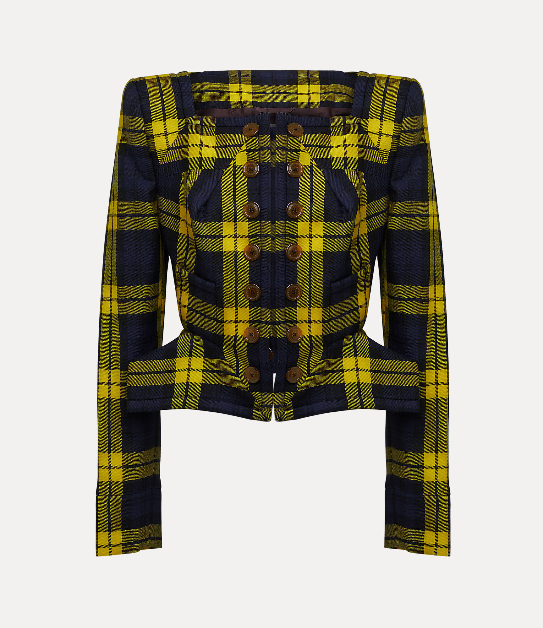 Cosmopolitan Jacket in NAVY-YELLOW | Vivienne Westwood®