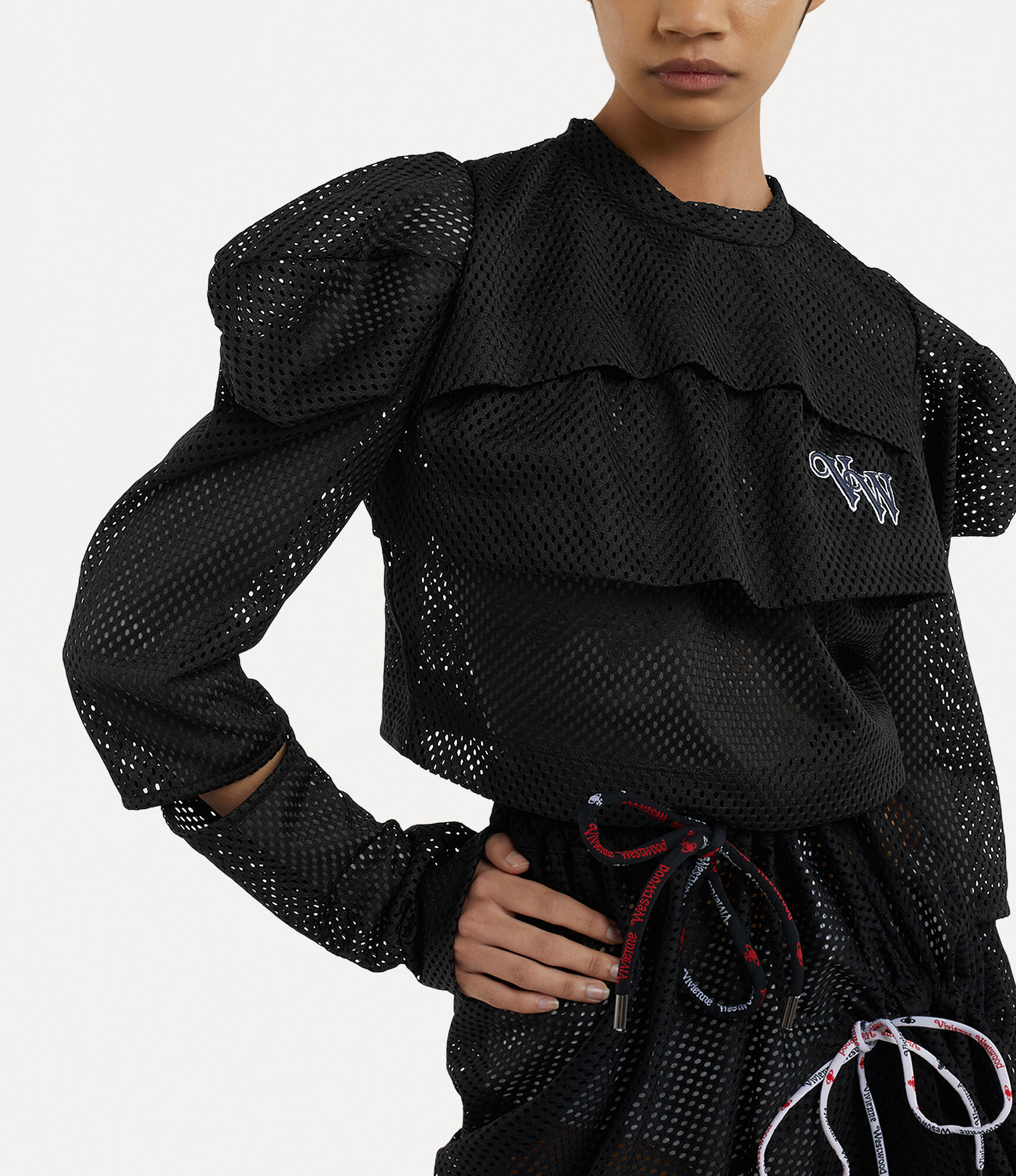 Volant Top in BLACK | Vivienne Westwood®