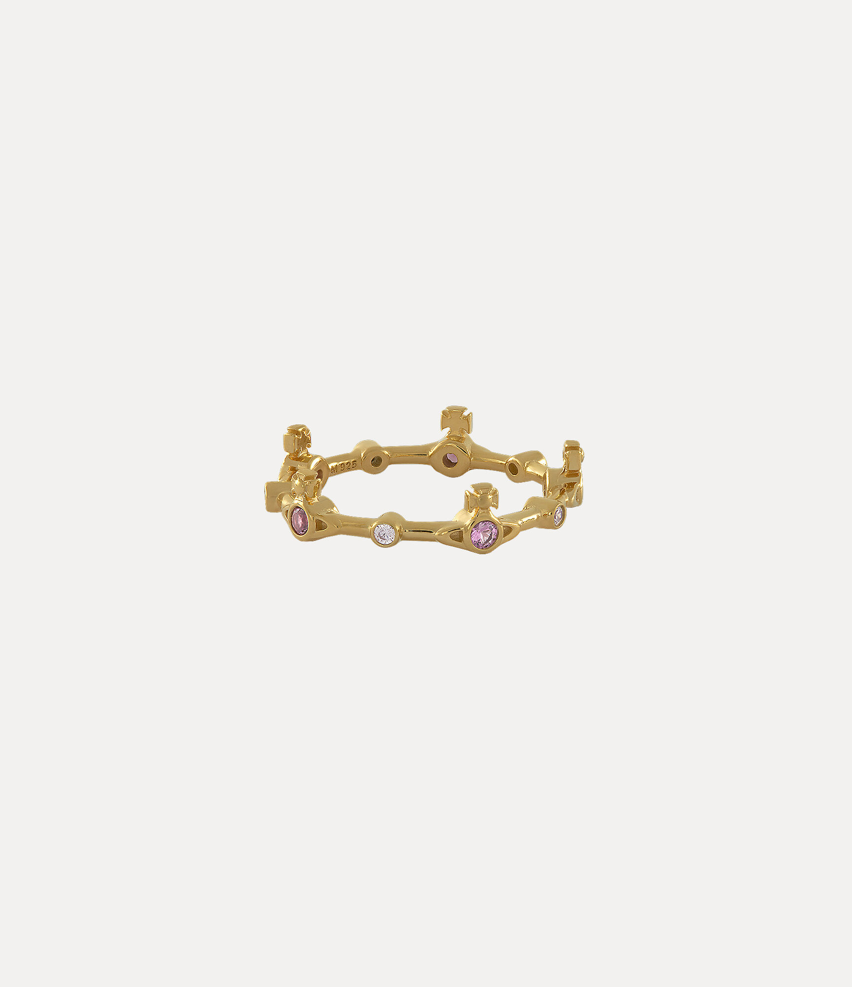 Felicia Ring in GOLD-RED-WHITE-CZ | Vivienne Westwood®