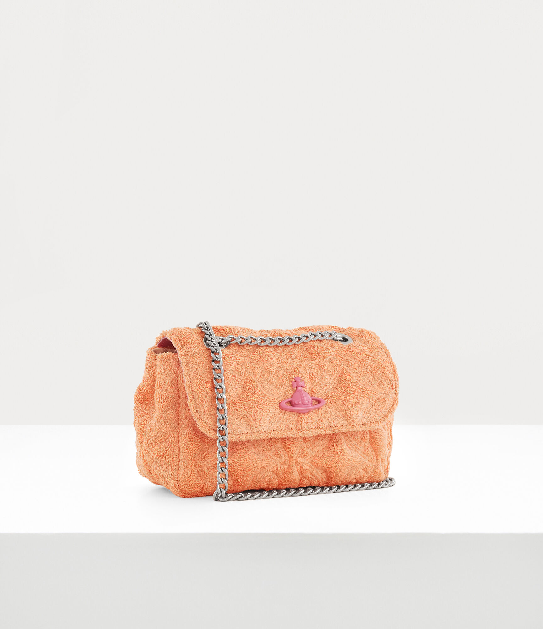 Small Purse With Chain in PEACH | Vivienne Westwood®