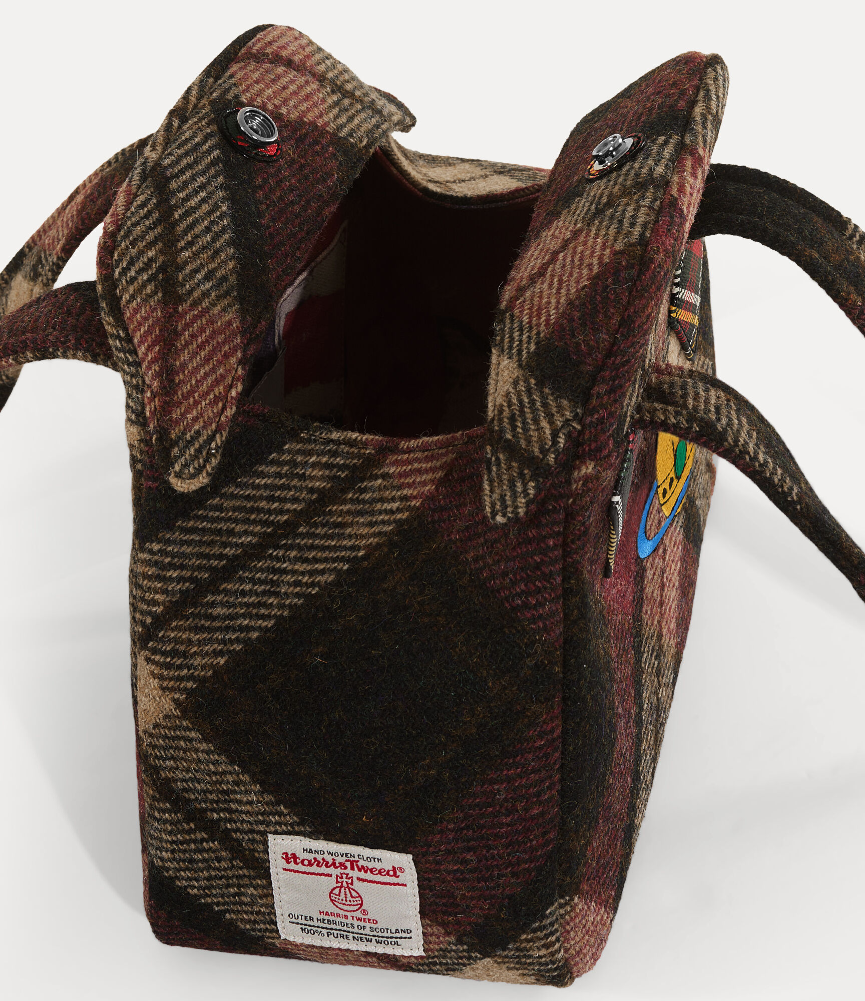 Yasmine Medium Archive Handbag in LIGHT-CHECK | Vivienne Westwood®