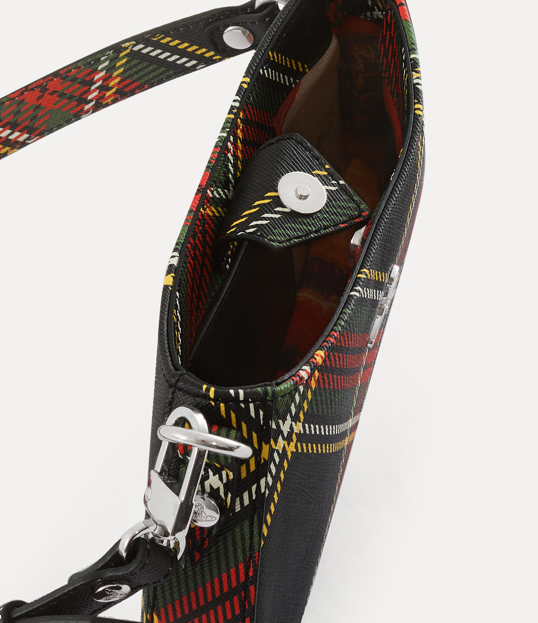 Tasha Shoulder Phone Bag in CHELSEA-TARTAN | Vivienne Westwood®