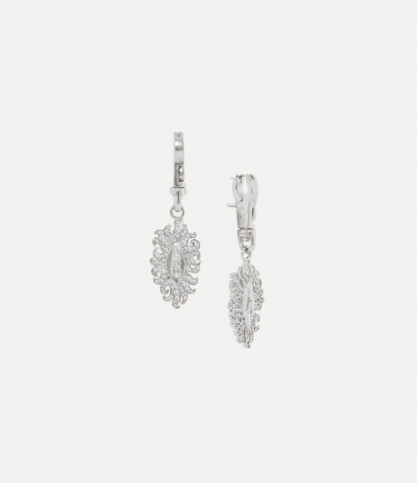Calista Earrings in PLATINUM | Vivienne Westwood®
