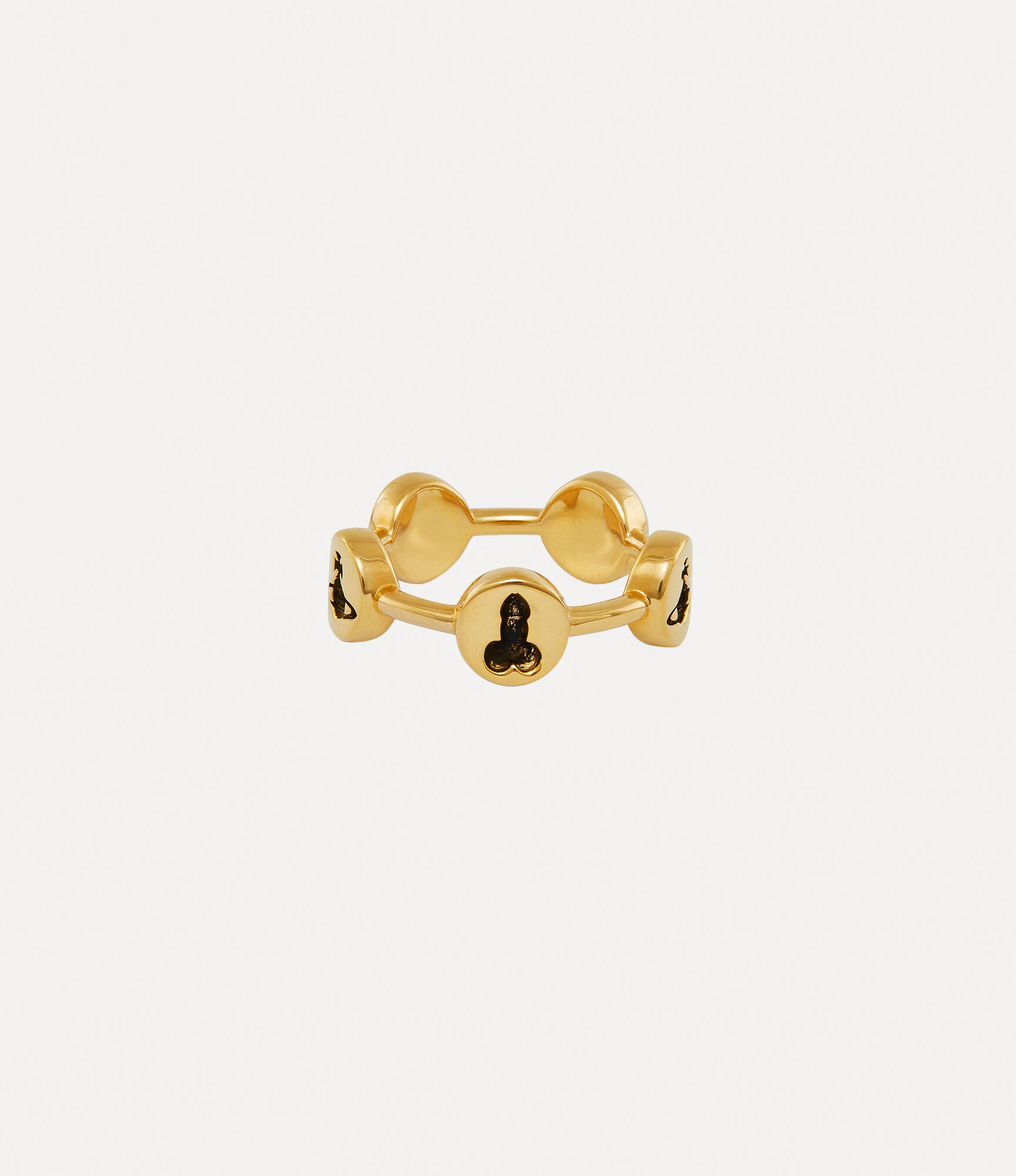Ramaa Ring in GOLD-BLACK-Patina | Vivienne Westwood®