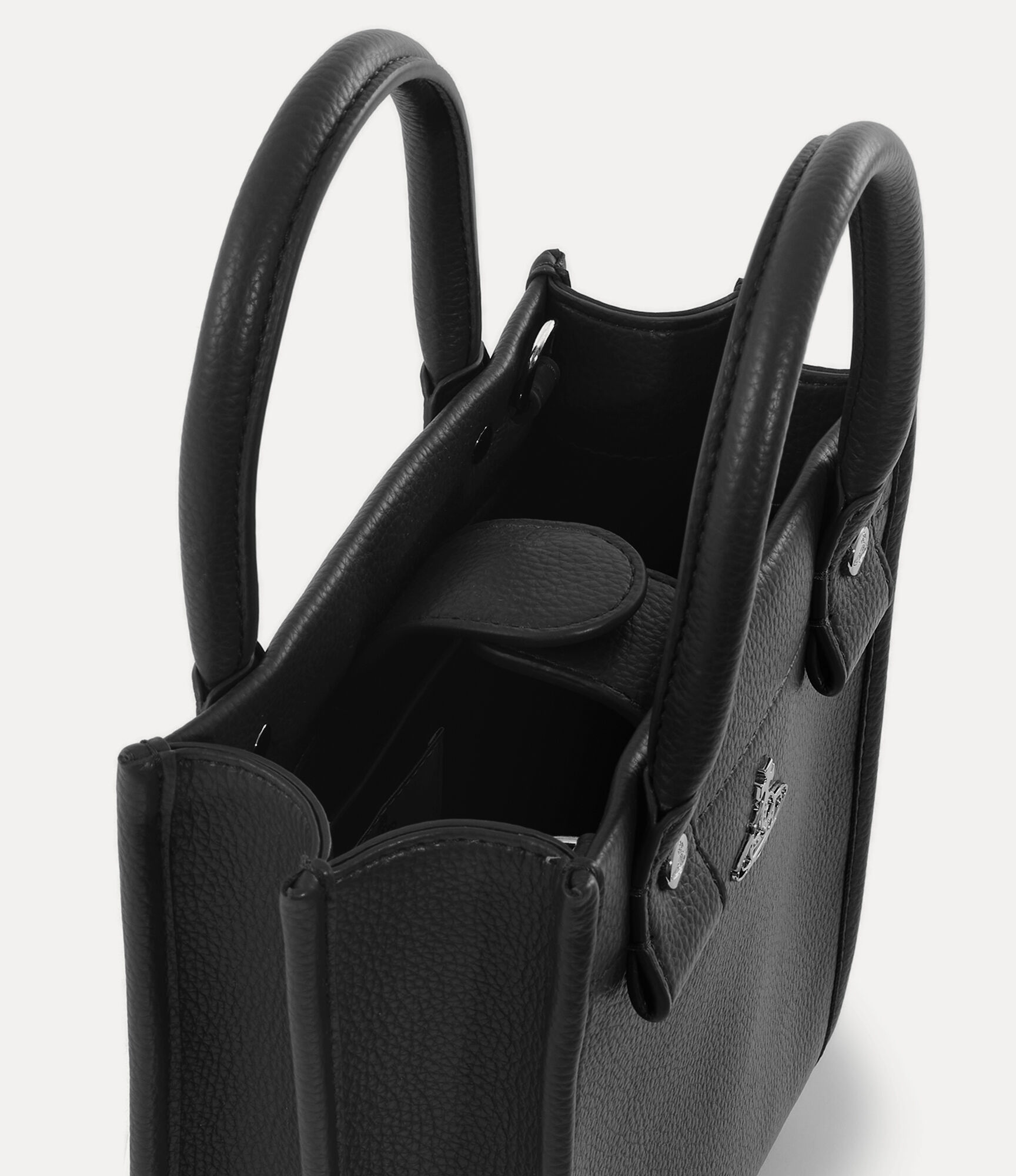 Teddy Small Tote Crossbody Bag in BLACK | Vivienne Westwood®