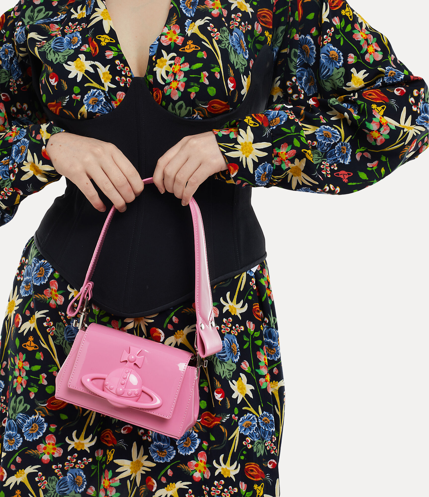 Hazel Small Handbag in PINK | Vivienne Westwood®