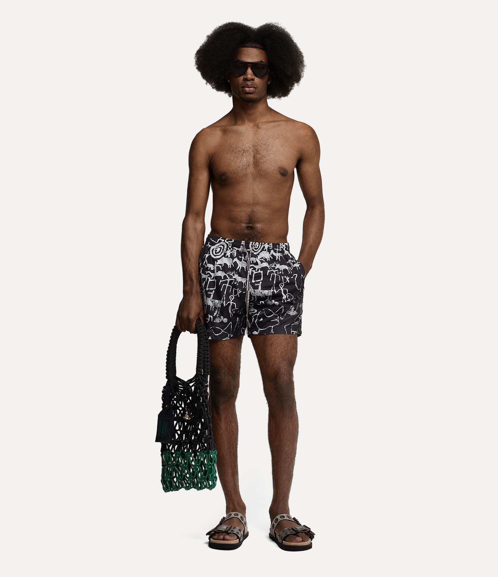 Cave Man Surf Boxer in BLACK | Vivienne Westwood®