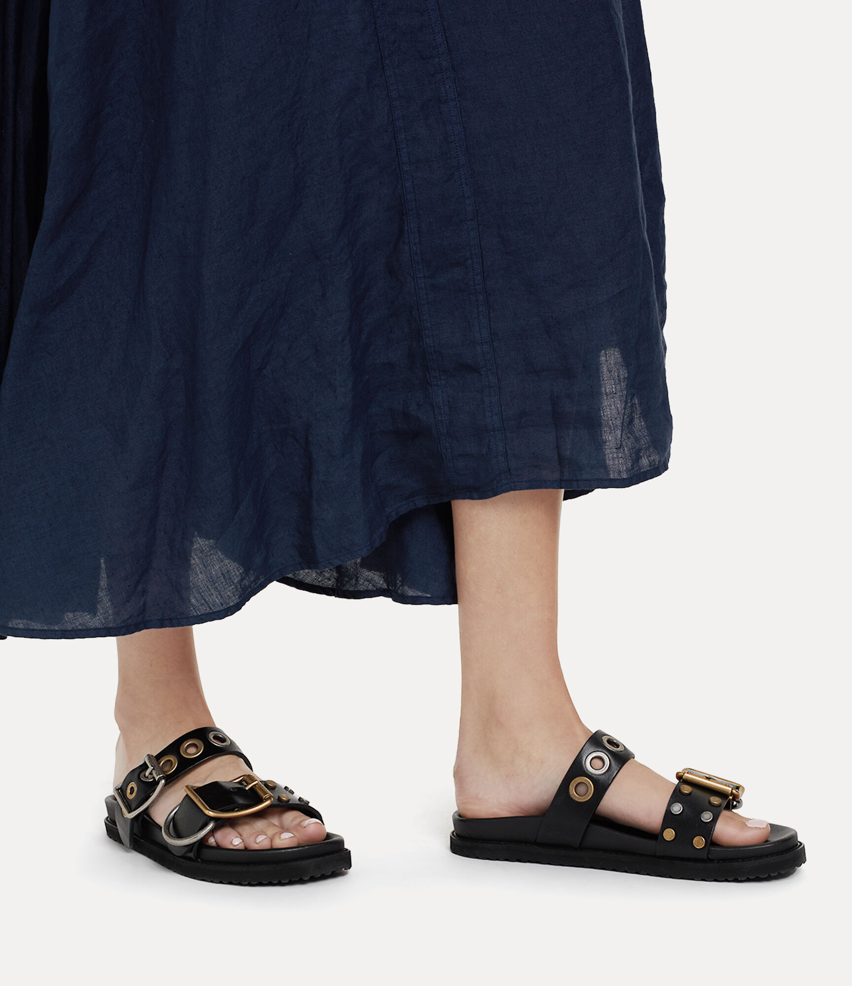 Alex Stud Sandals in BLACK | Vivienne Westwood®