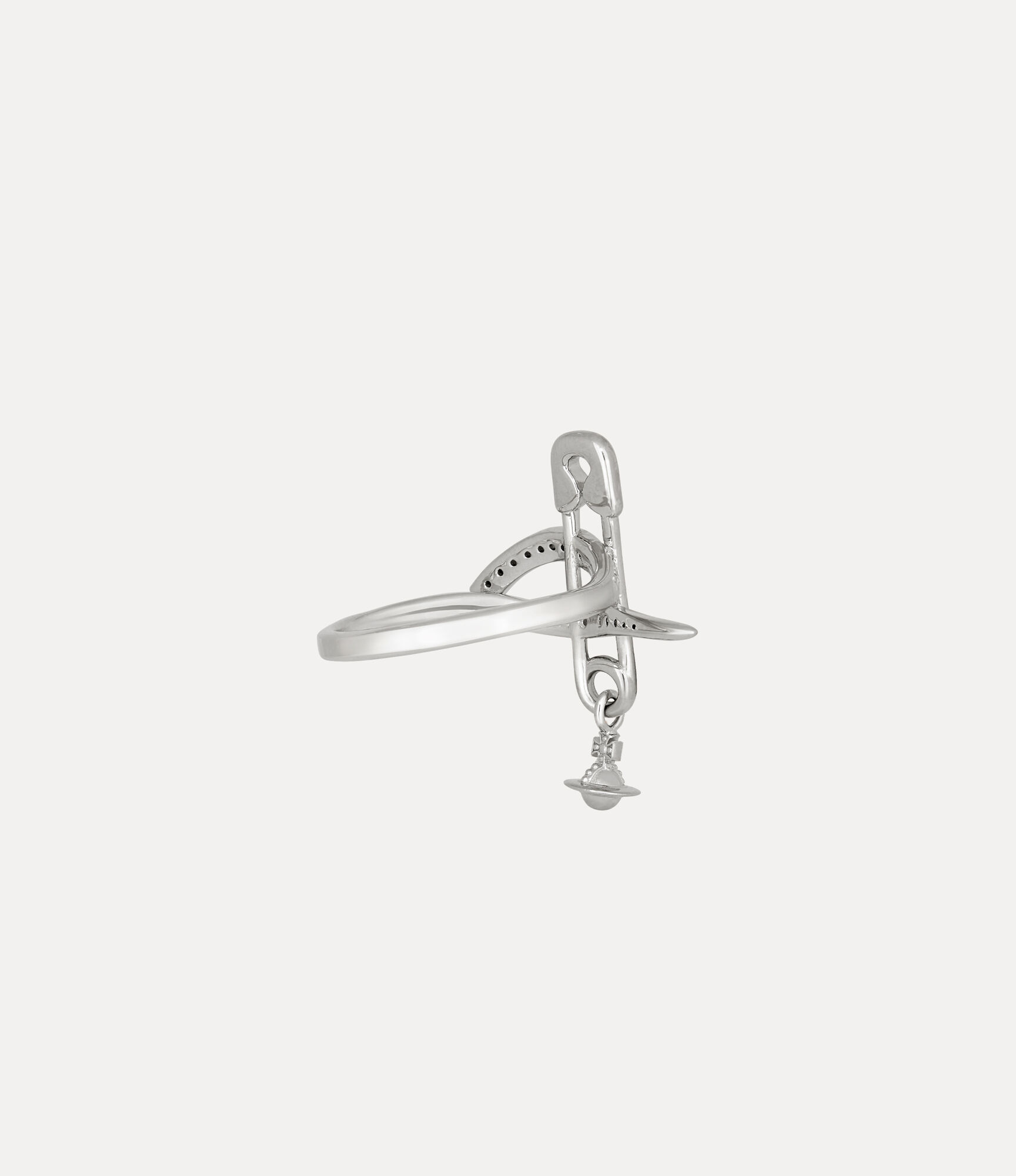 Lilith Ring in PLATINUM-WHITE-CZ | Vivienne Westwood®