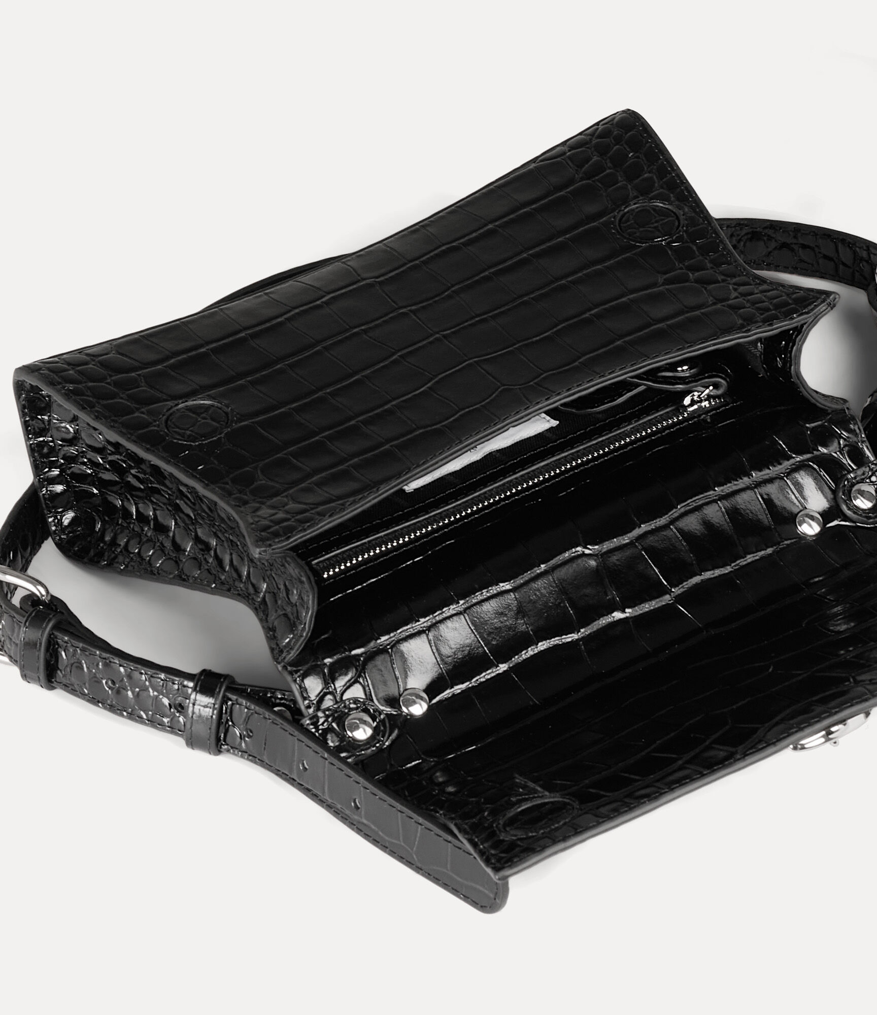 Bianca Small Shoulder Bag in BLACK | Vivienne Westwood®