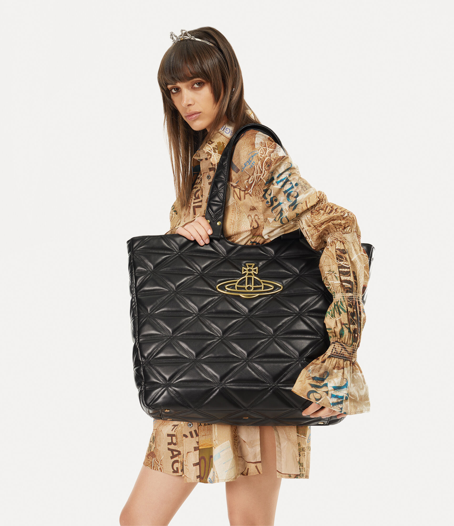 Talitha Tote Bag in BLACK | Vivienne Westwood®