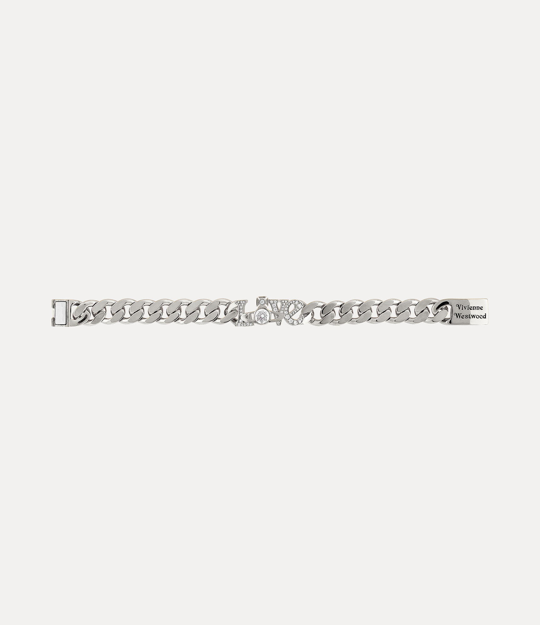 Man. Roderica Bracelet in PLATINUM-WHITE-CZ | Vivienne Westwood®