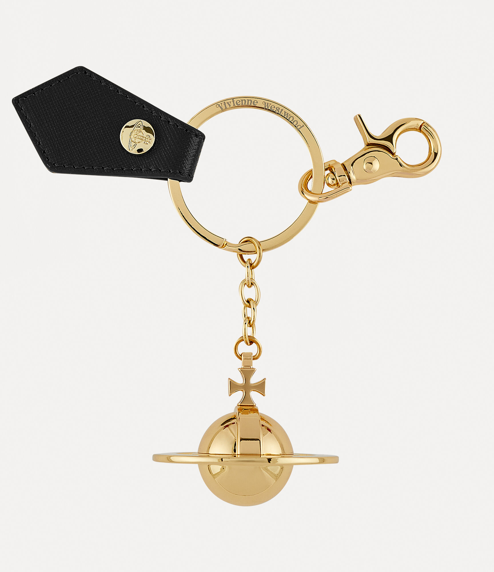 Complete with a lobster clasp function, the gold-tone Debbie 3D orb ...