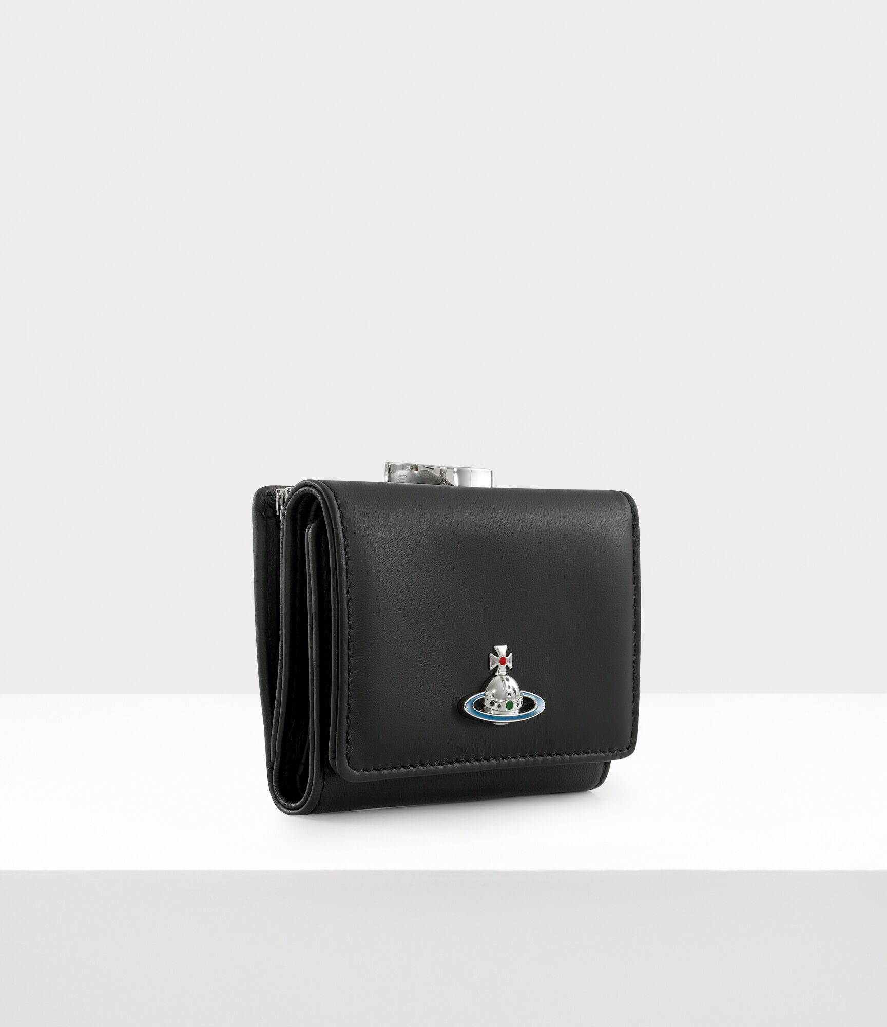 Small Frame Wallet in BLACK | Vivienne Westwood®