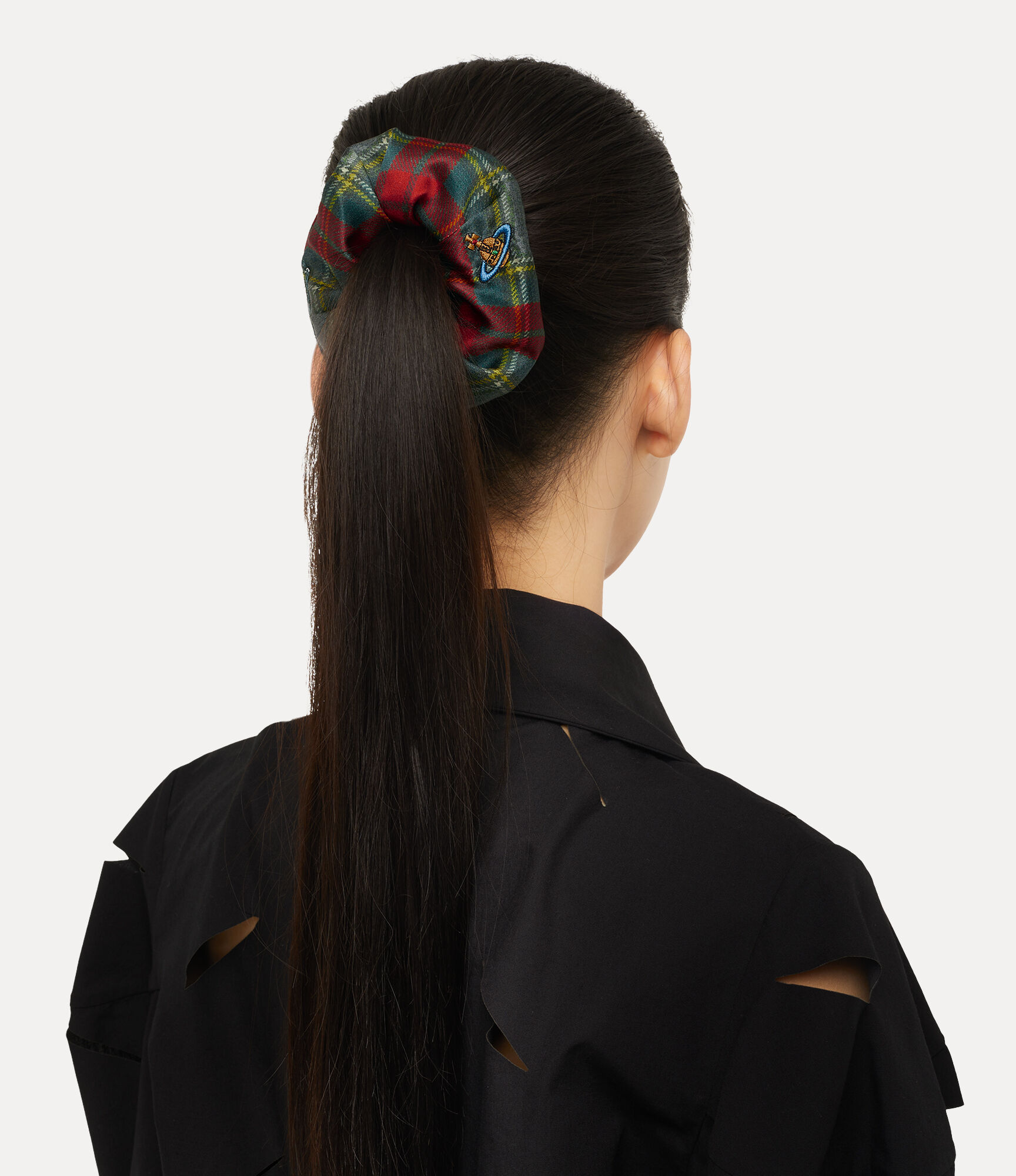 Small Scrunchie in SCARLET-TARTAN | Vivienne Westwood®