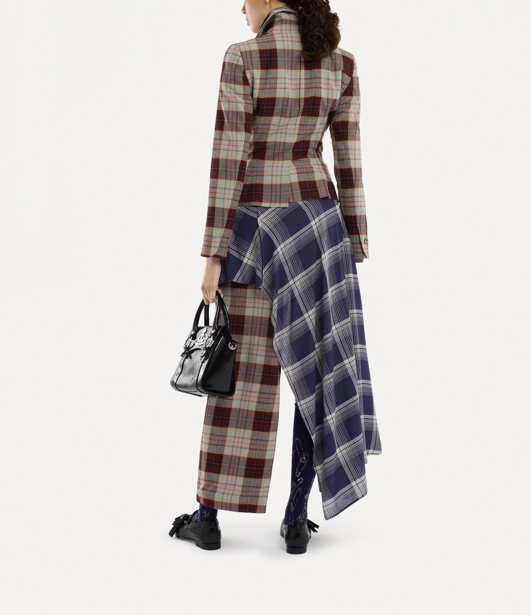 Drunken Tailored Jacket in RED-CHECK | Vivienne Westwood®