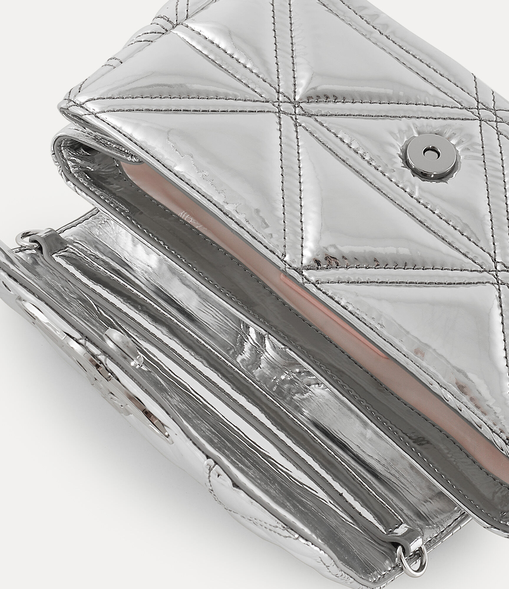 Hazel Medium Handbag in SILVER | Vivienne Westwood®
