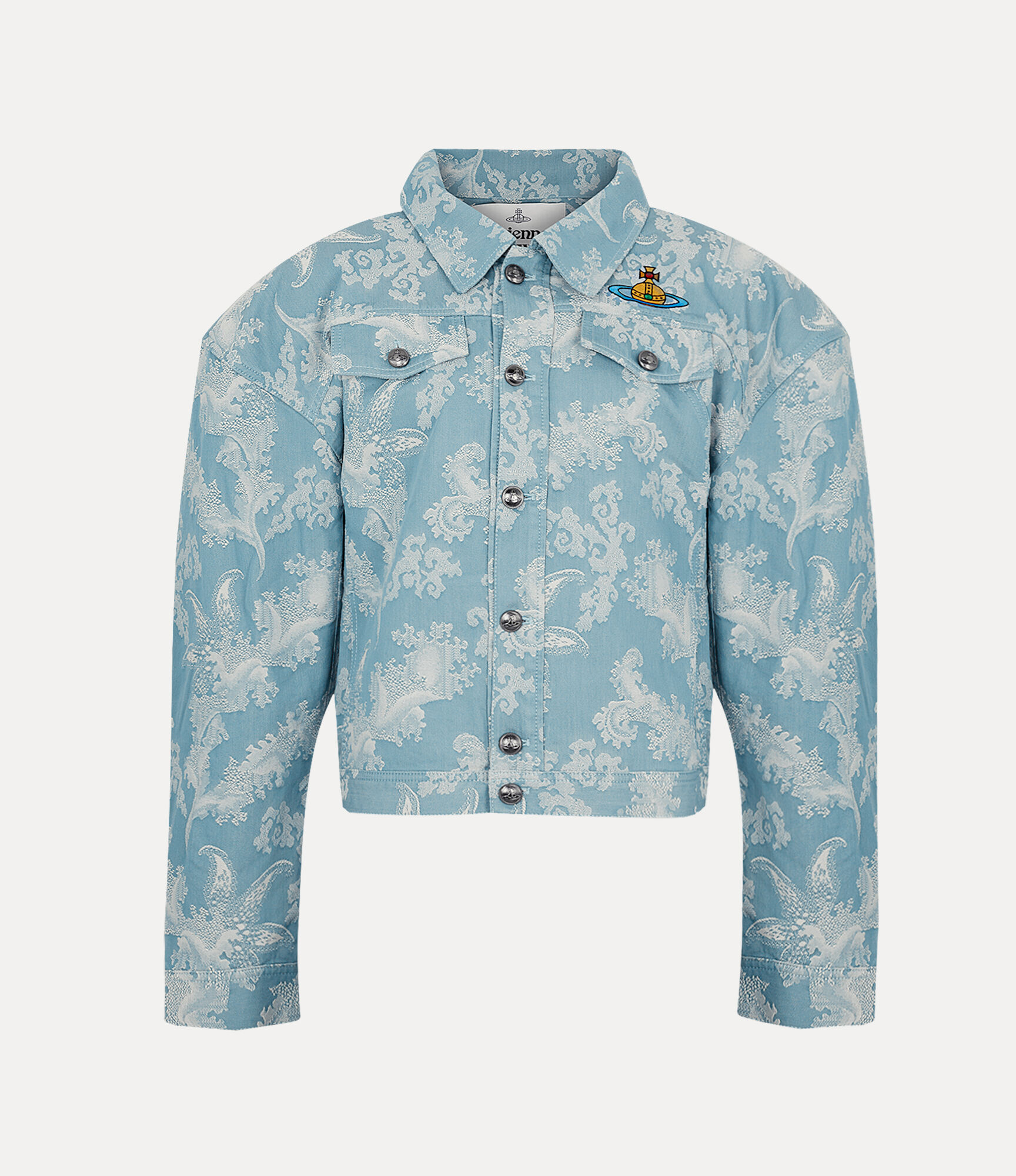 Denim Boxer Jacket in BLUE-CORAL | Vivienne Westwood®