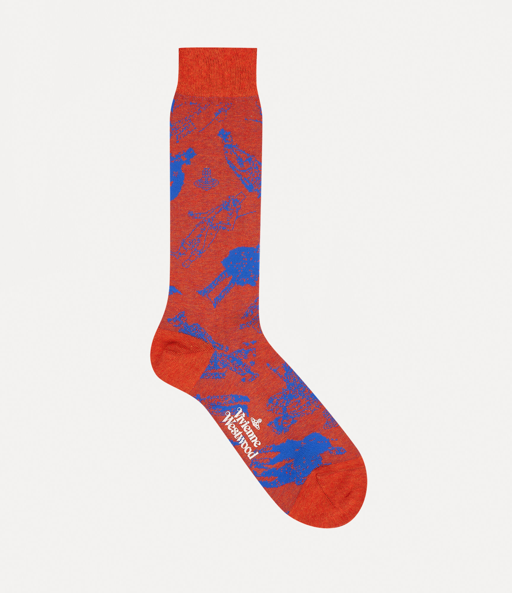Evolution Of Man Socks in TERRACOTTA | Vivienne Westwood®