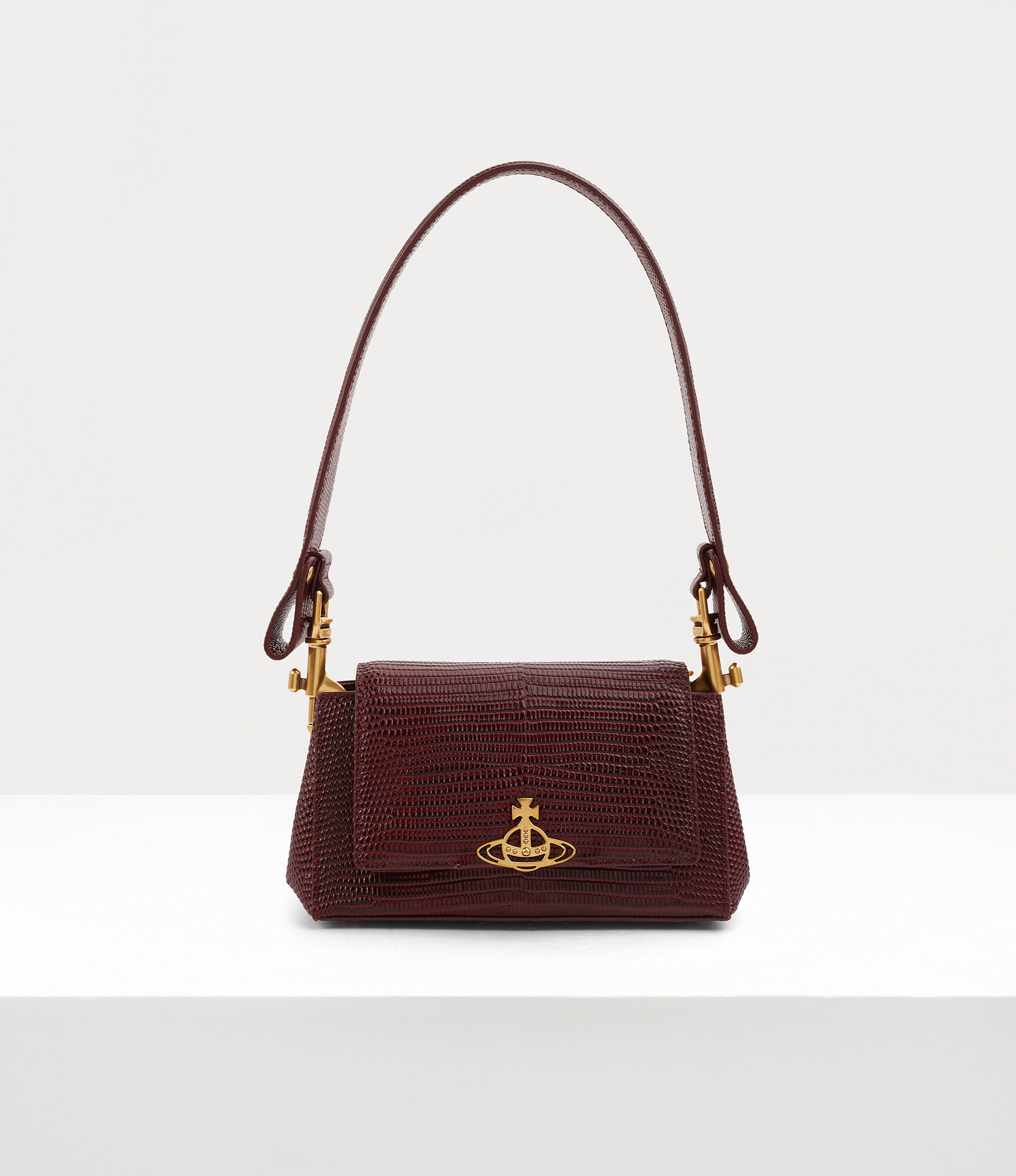 Hazel Small Handbag（酒红色） | Vivienne Westwood®