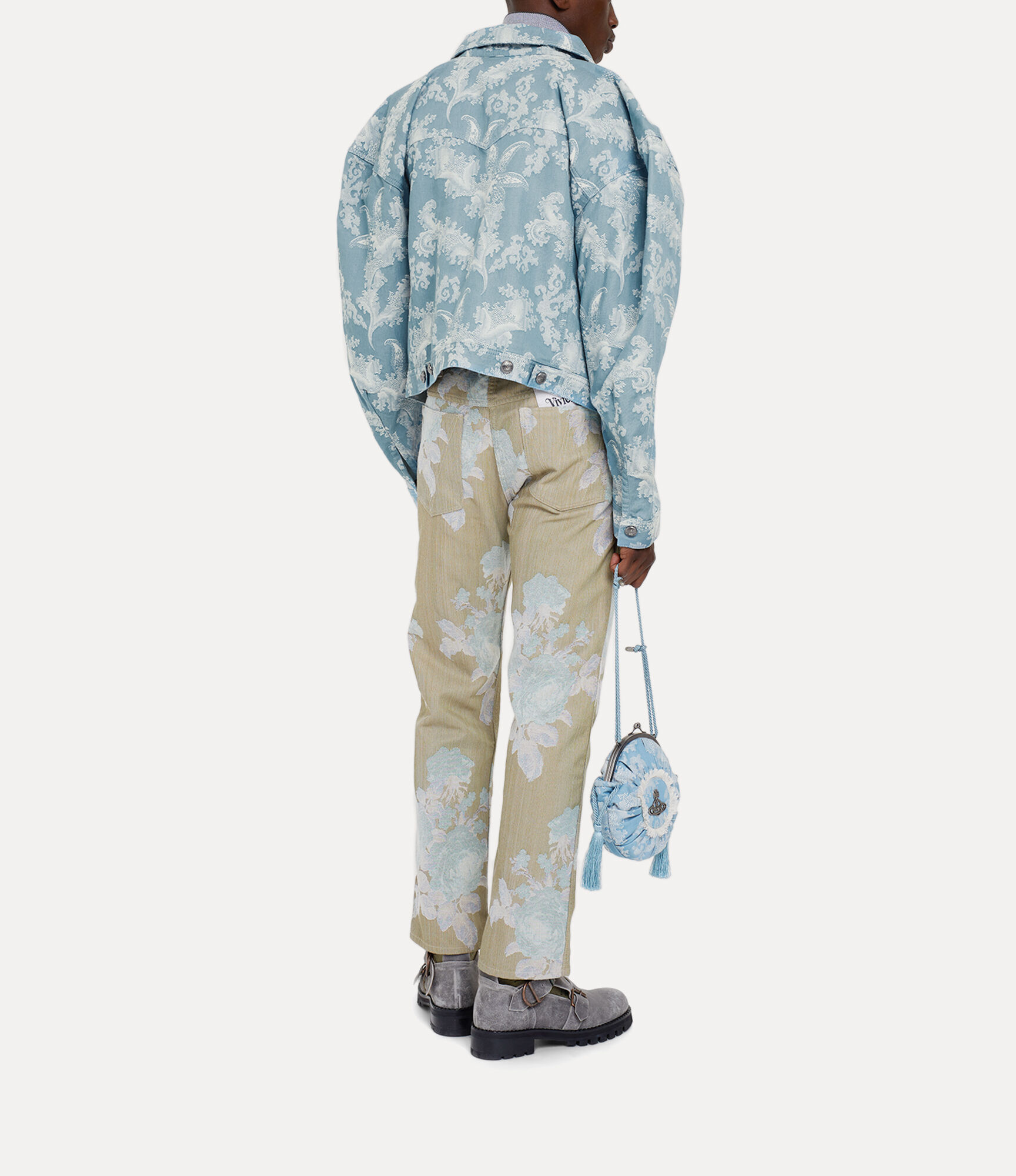 Denim Boxer Jacket in BLUE-CORAL | Vivienne Westwood®