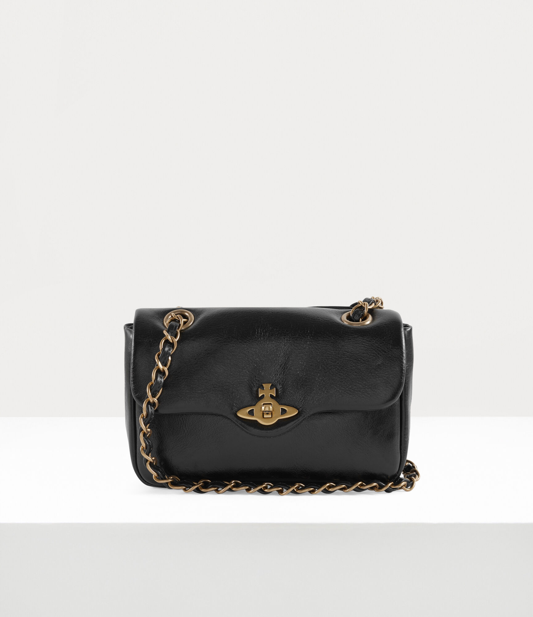 Anita Small Shoulder Bag in BLACK | Vivienne Westwood®