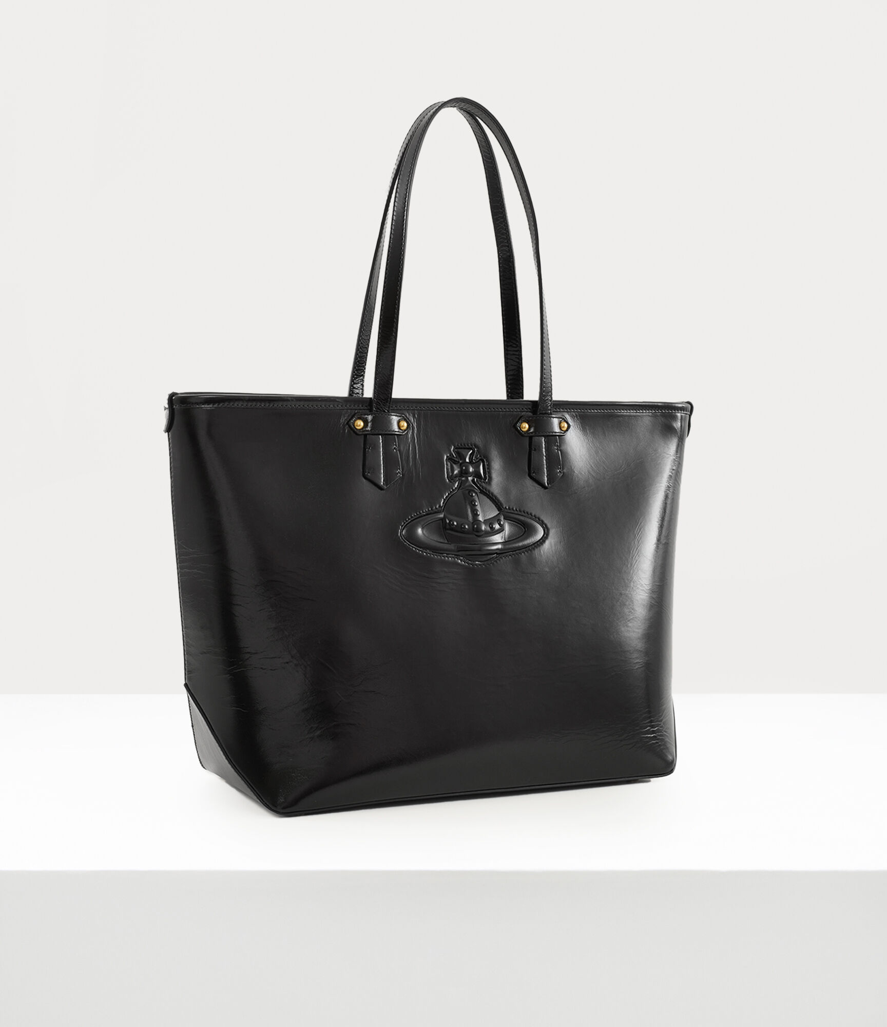 Colette Tote Bag in BLACK-INJ-ORB | Vivienne Westwood®