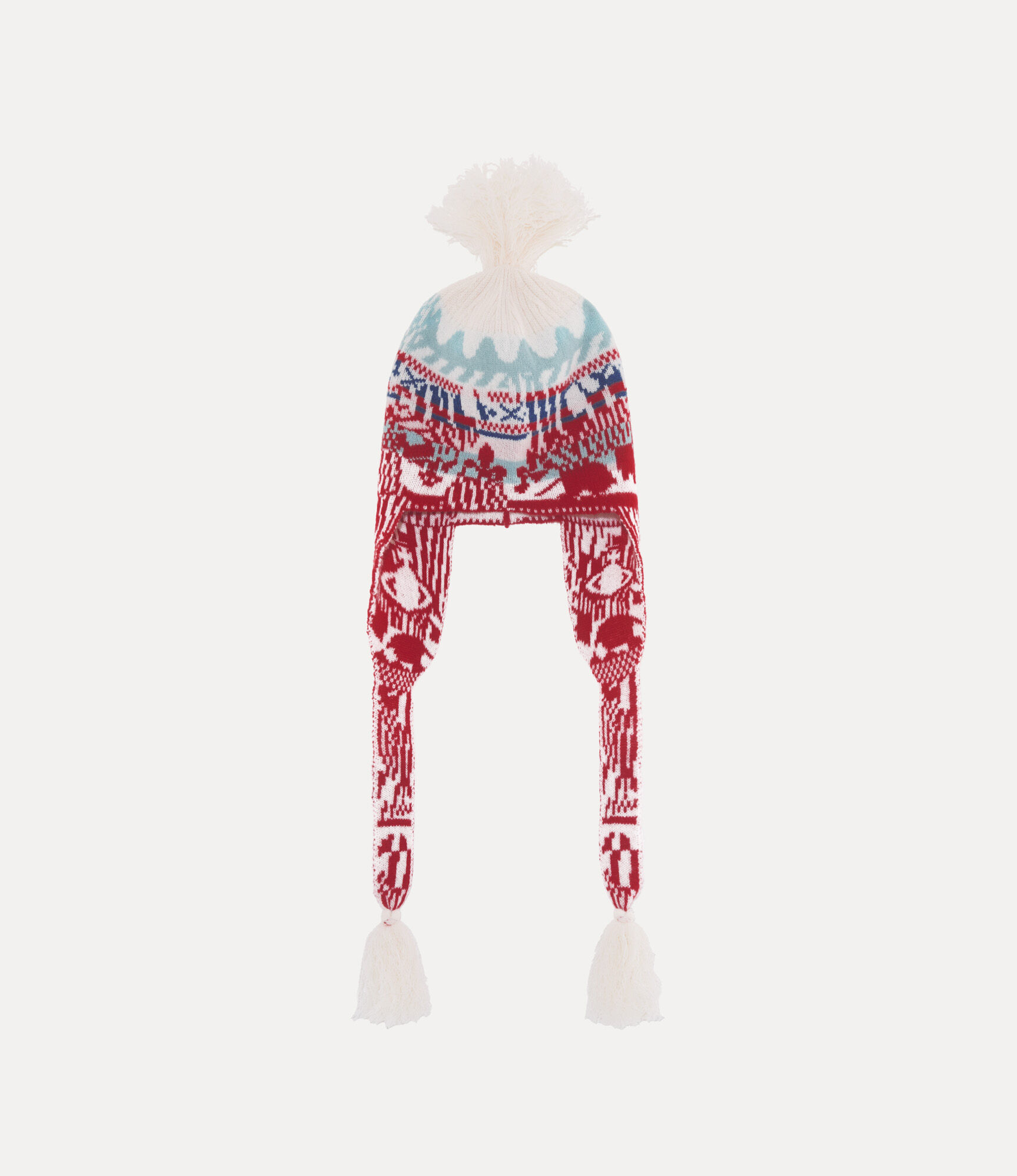 Ear Flap Hat in RED | Vivienne Westwood®