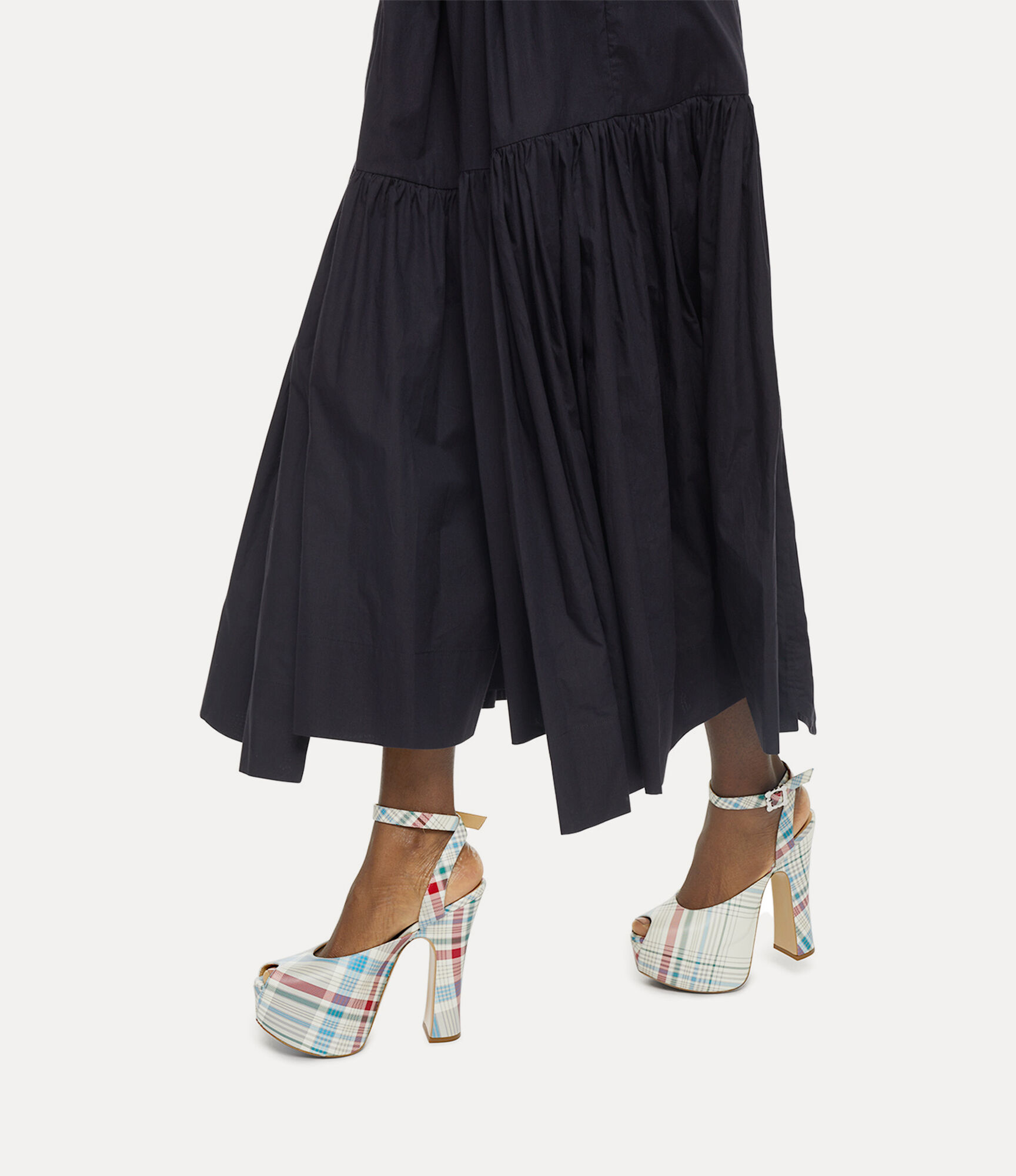 Vargas Elevated Sandals in MADRAS-CHECK | Vivienne Westwood®