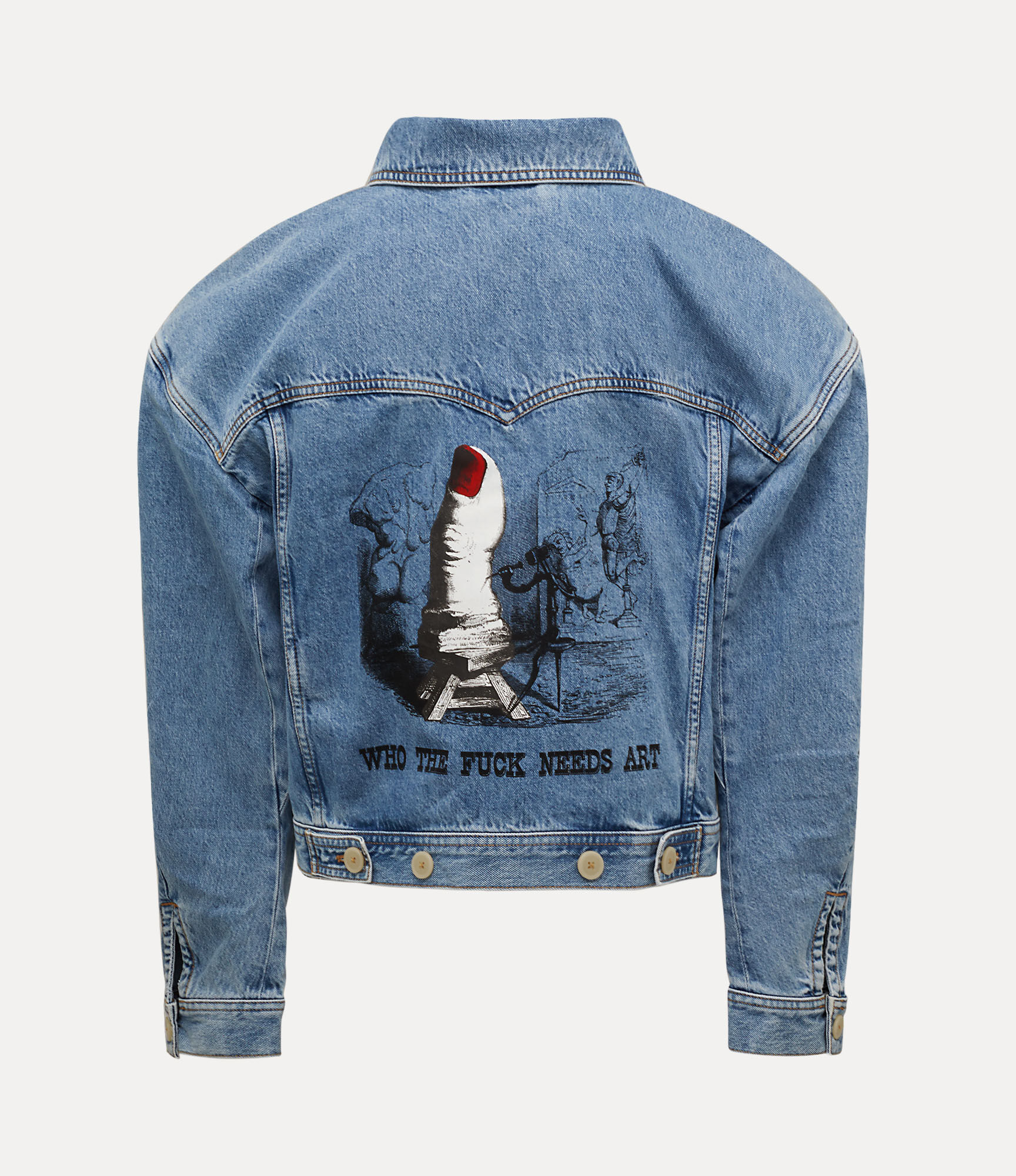 World's End Denim Boxer Jacket in BLUE | Vivienne Westwood®