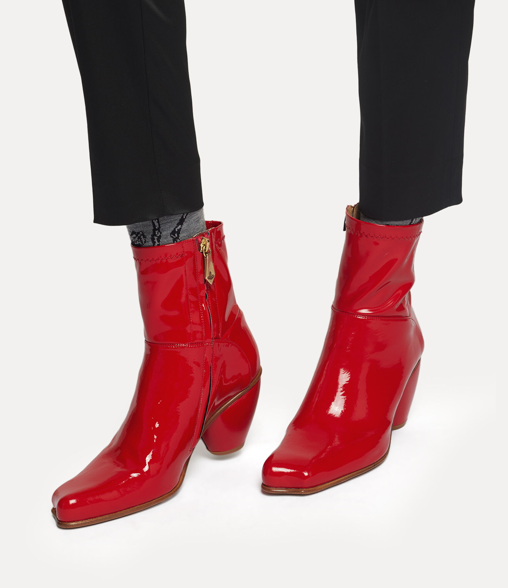 Atom Ankle Boot in RED | Vivienne Westwood®