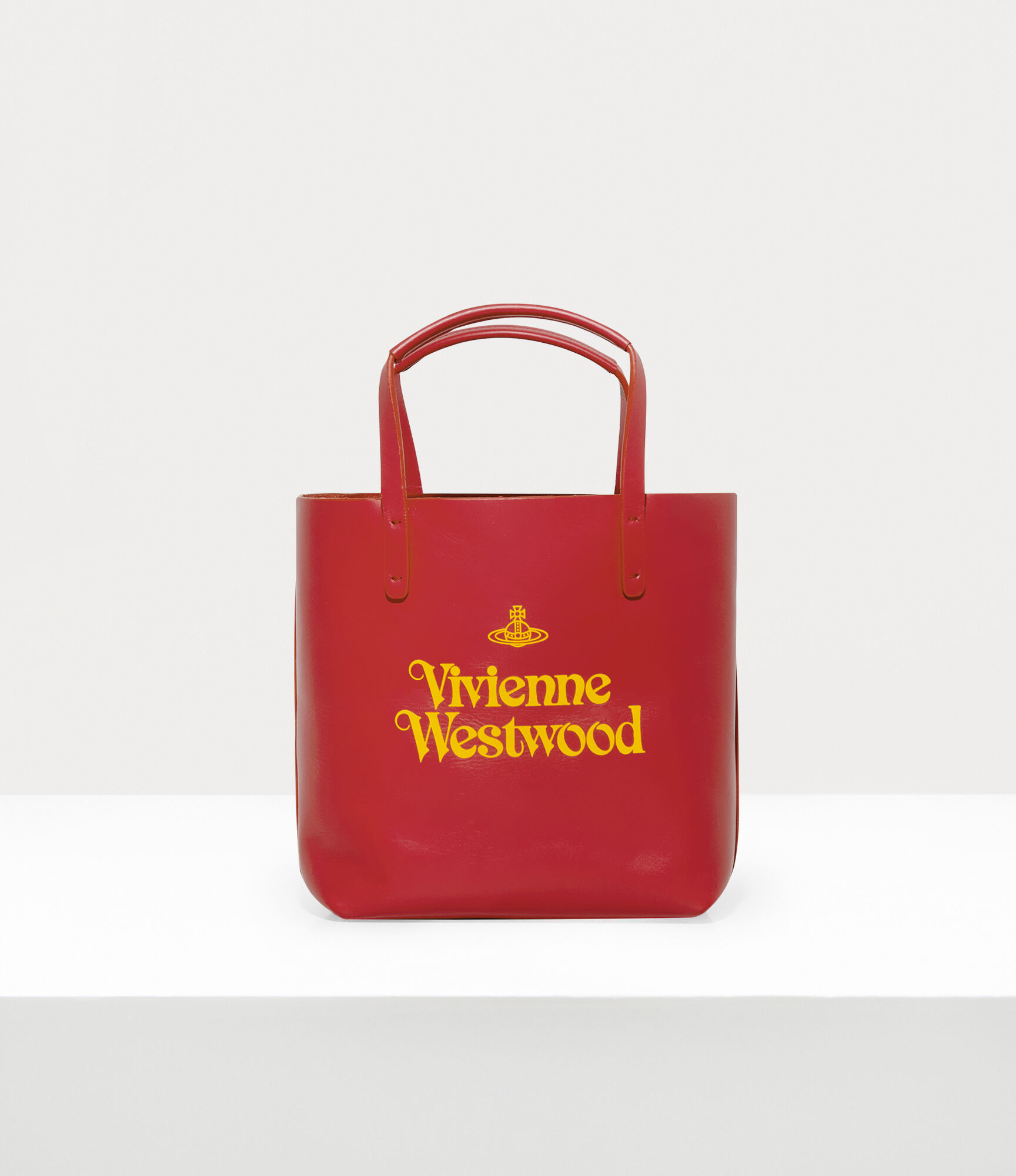 Small Studio Shopper in RED-YELLOW | Vivienne Westwood®