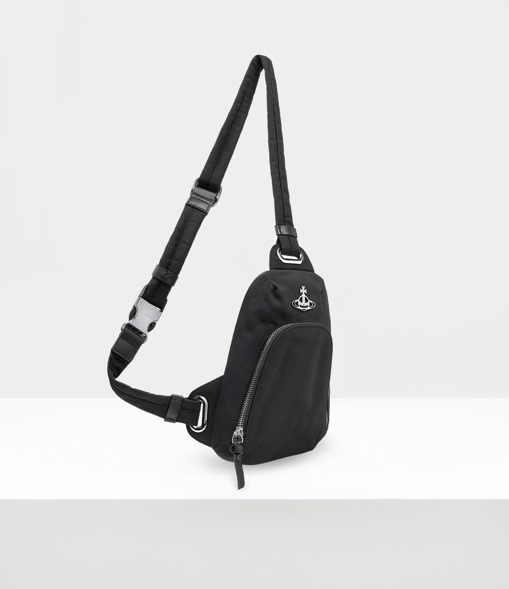 Re-Nylon Sling Bag in BLACK | Vivienne Westwood®