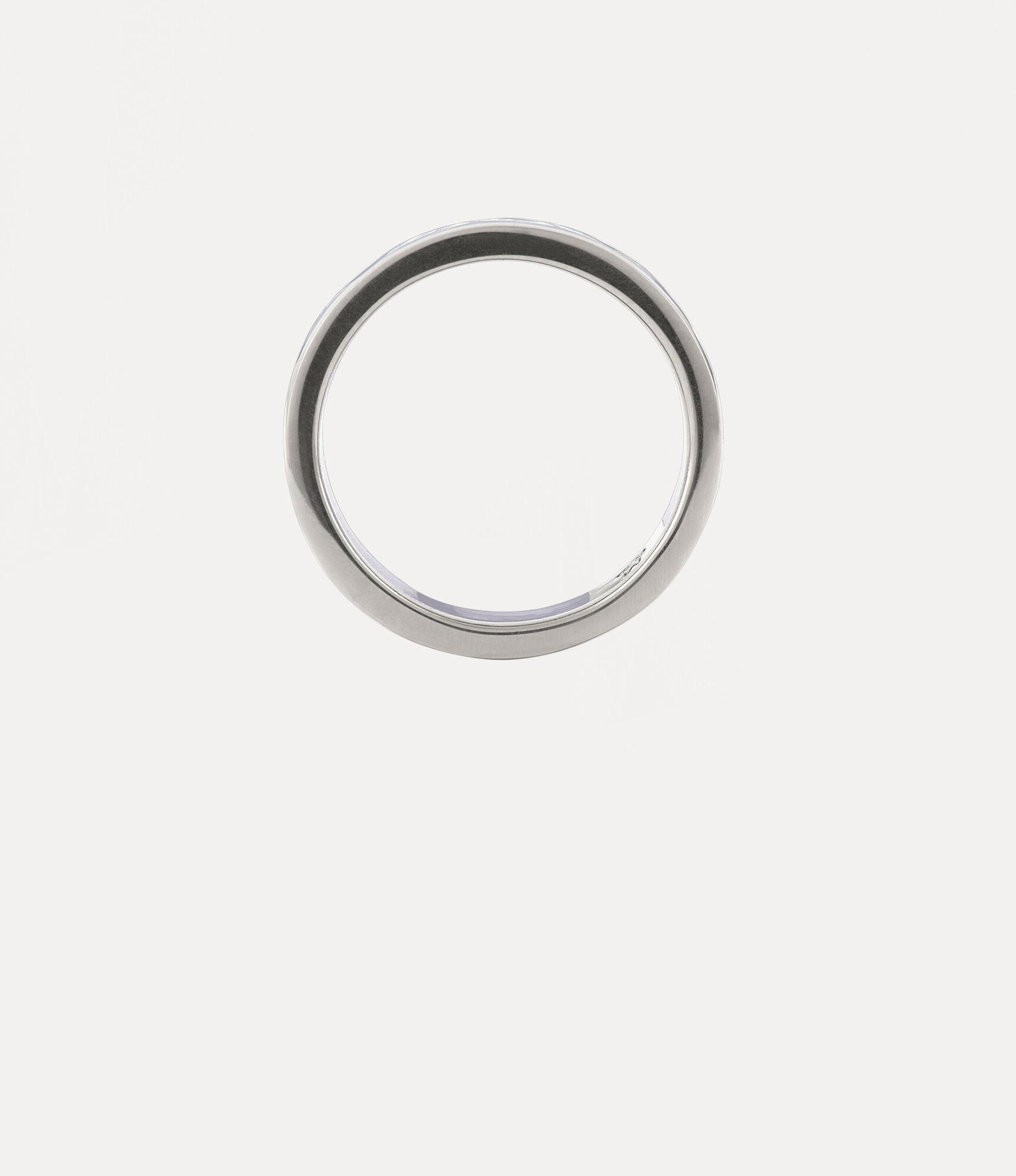 Conduit Street Ring in PLATINUM-BLUE-Enamel | Vivienne Westwood®
