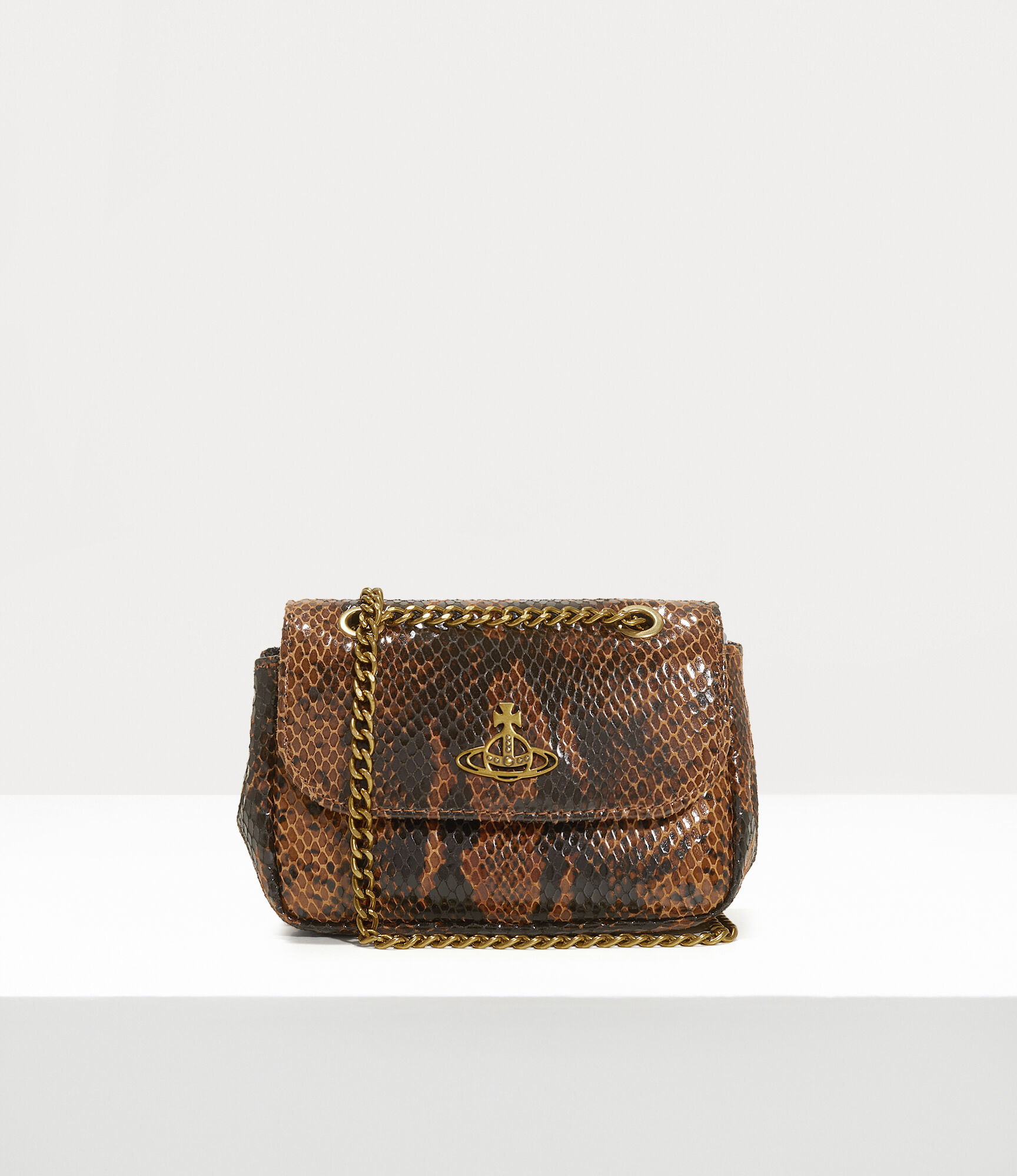 Small Purse With Chain in TAN | Vivienne Westwood®