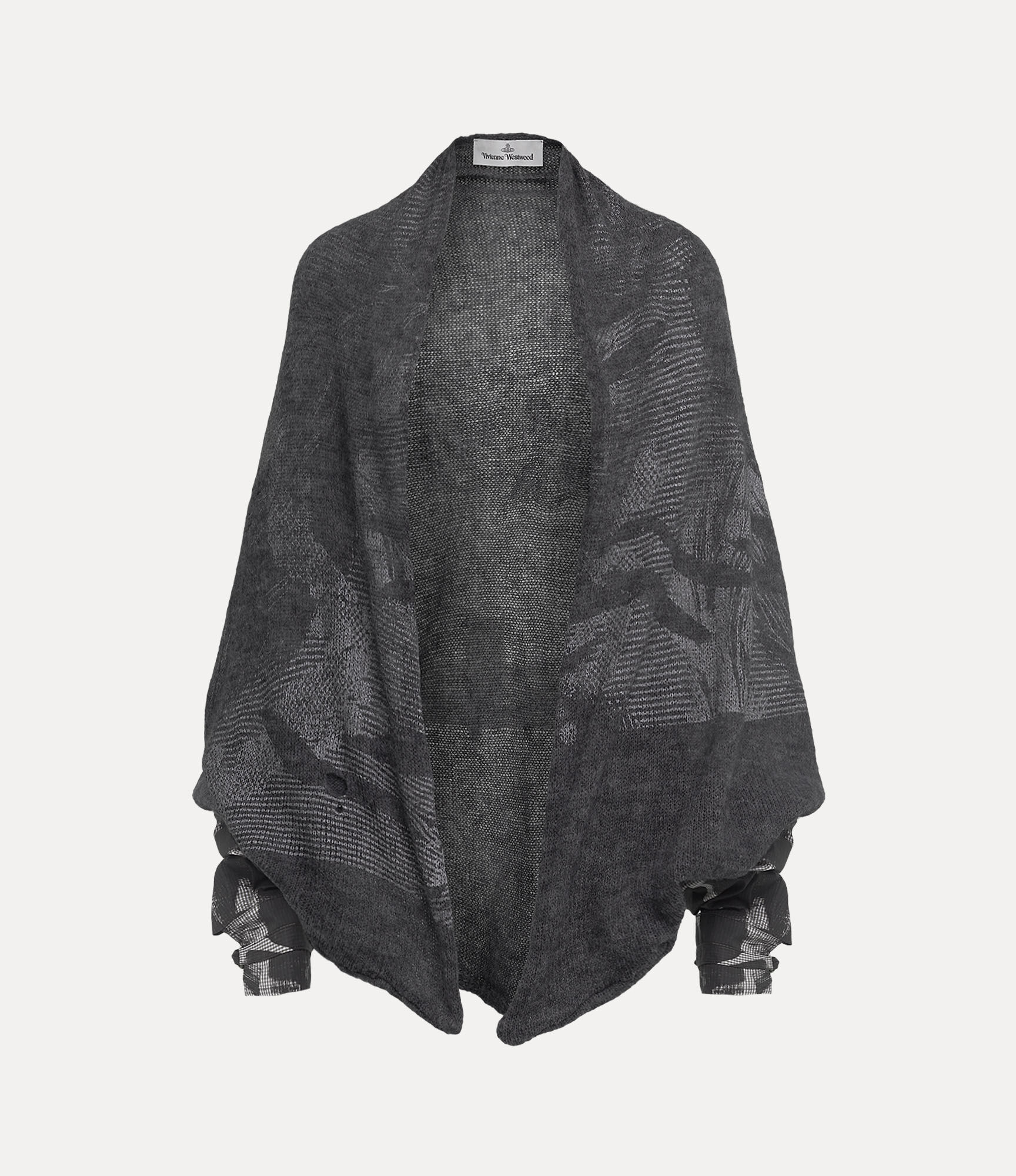 Hi-Vis Poncho Scarf in REFLECTIVE-GREY | Vivienne Westwood®