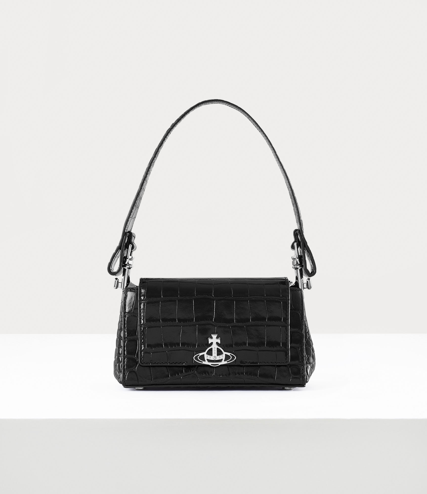 hazel small handbag in BLACK | Vivienne Westwood®