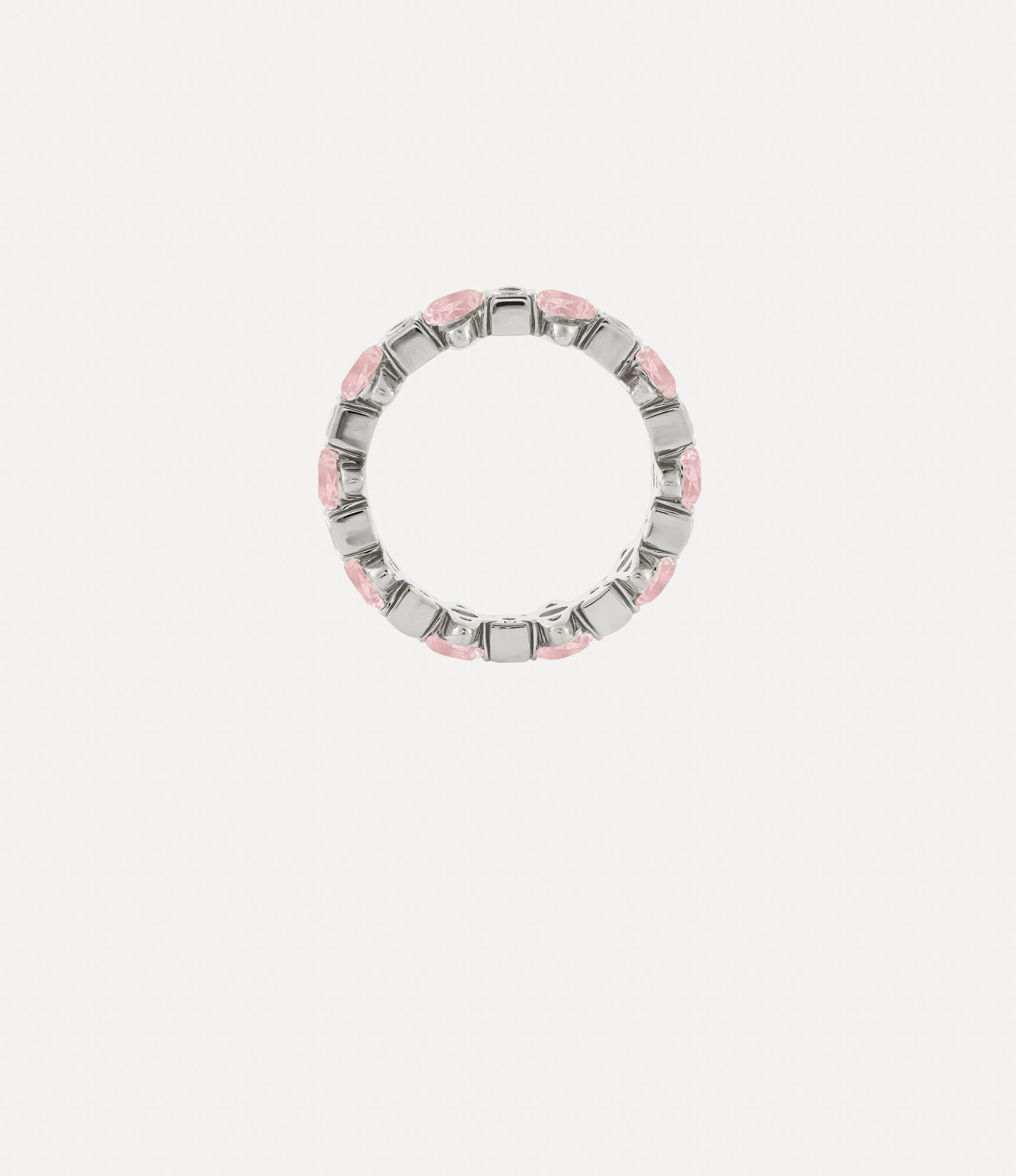 Warwick Ring in PLATINUM-PINK-Nano-Crystal-CZ- | Vivienne Westwood®