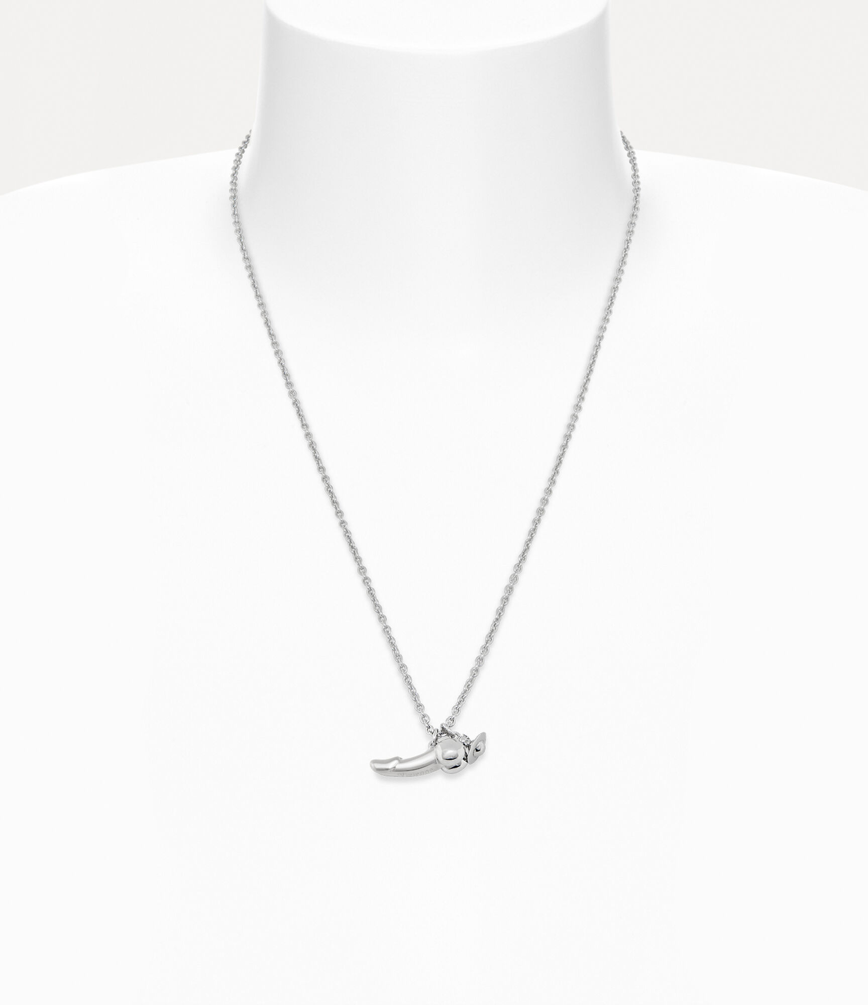 Man. Penis Pendant Necklace in PLATINUM | Vivienne Westwood®