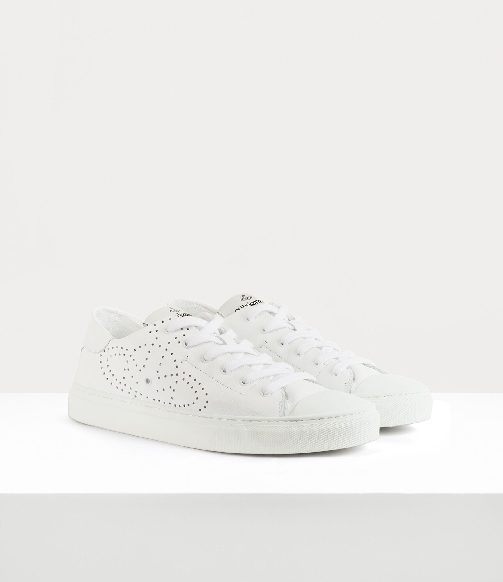 Low Top Soft Punch trainer in WHITE | Vivienne Westwood®