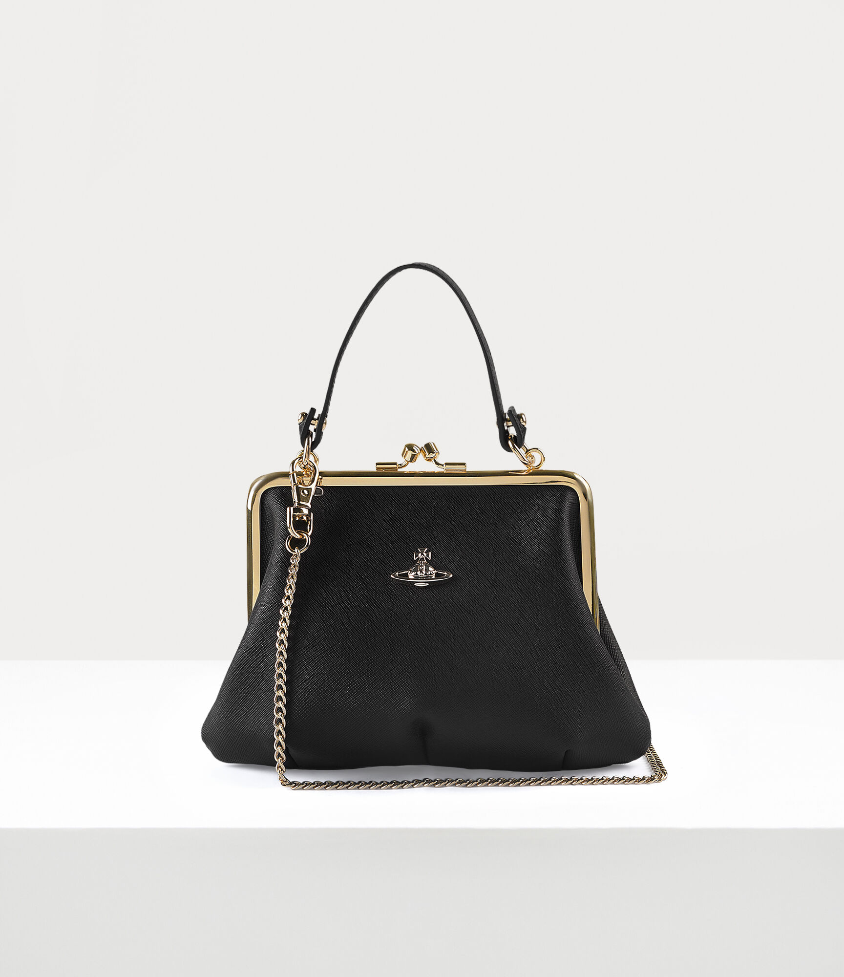 Granny Frame Purse in BLACK | Vivienne Westwood®