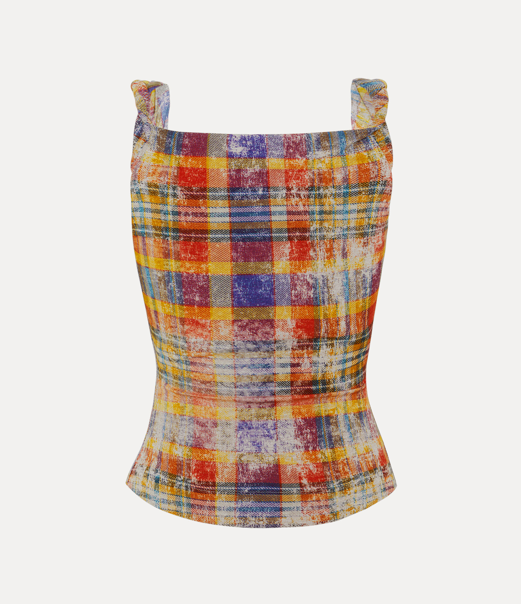 Anna Top in DISTRESSED-TARTAN | Vivienne Westwood®