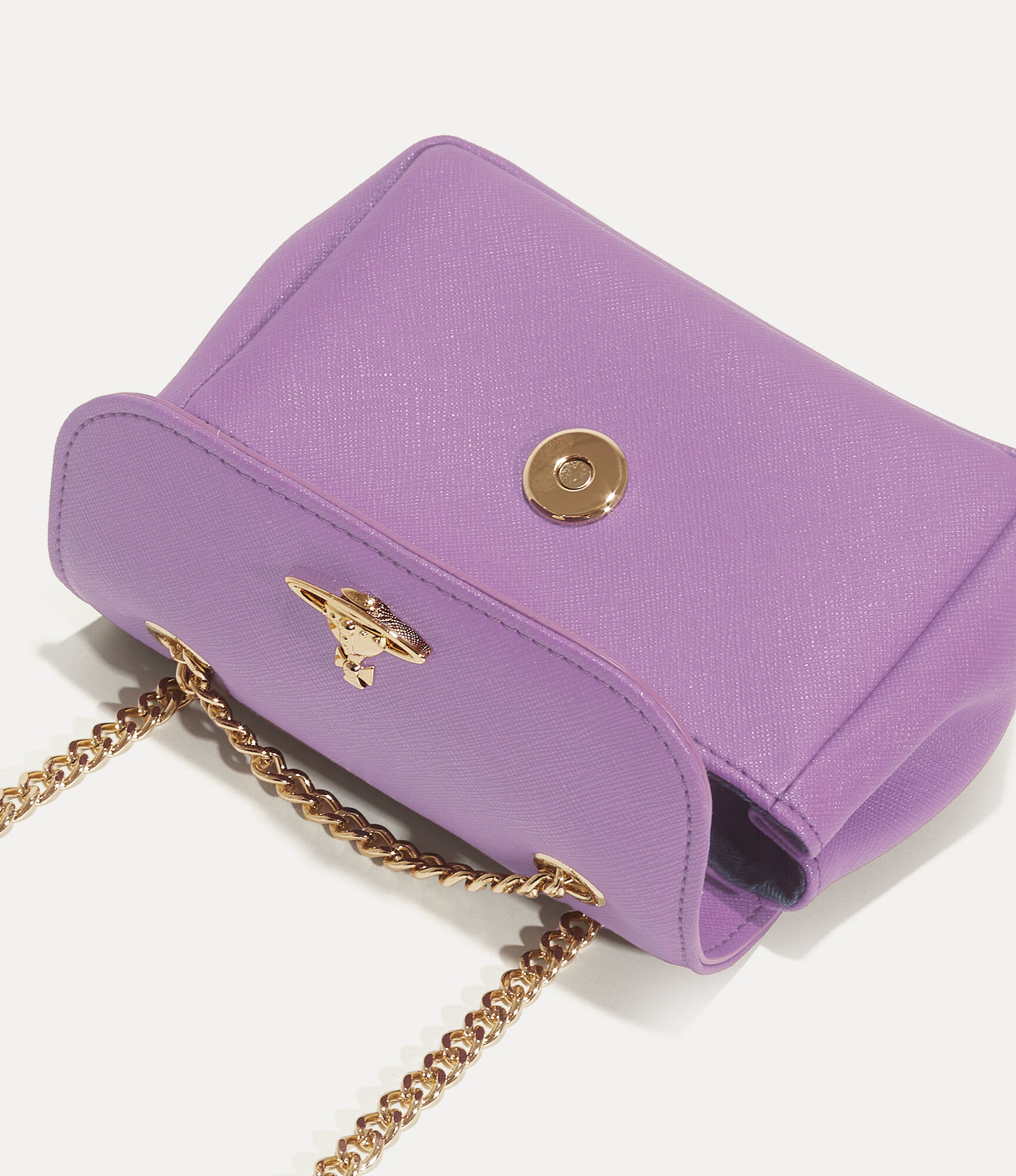 Small Purse With Chain in LILAC-3D-ORB | Vivienne Westwood®