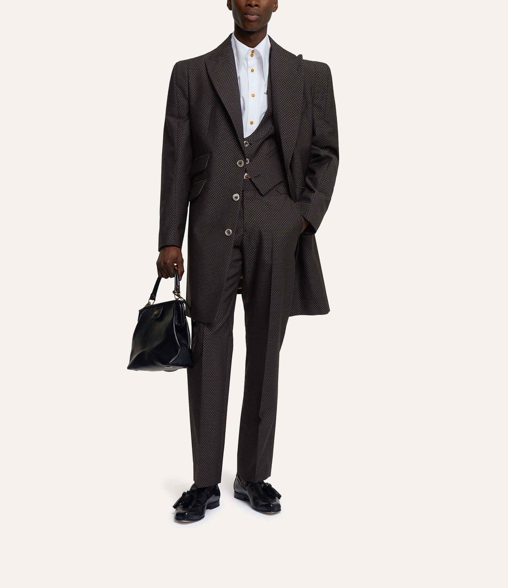 Alien Three Button Coat in BLACK | Vivienne Westwood®