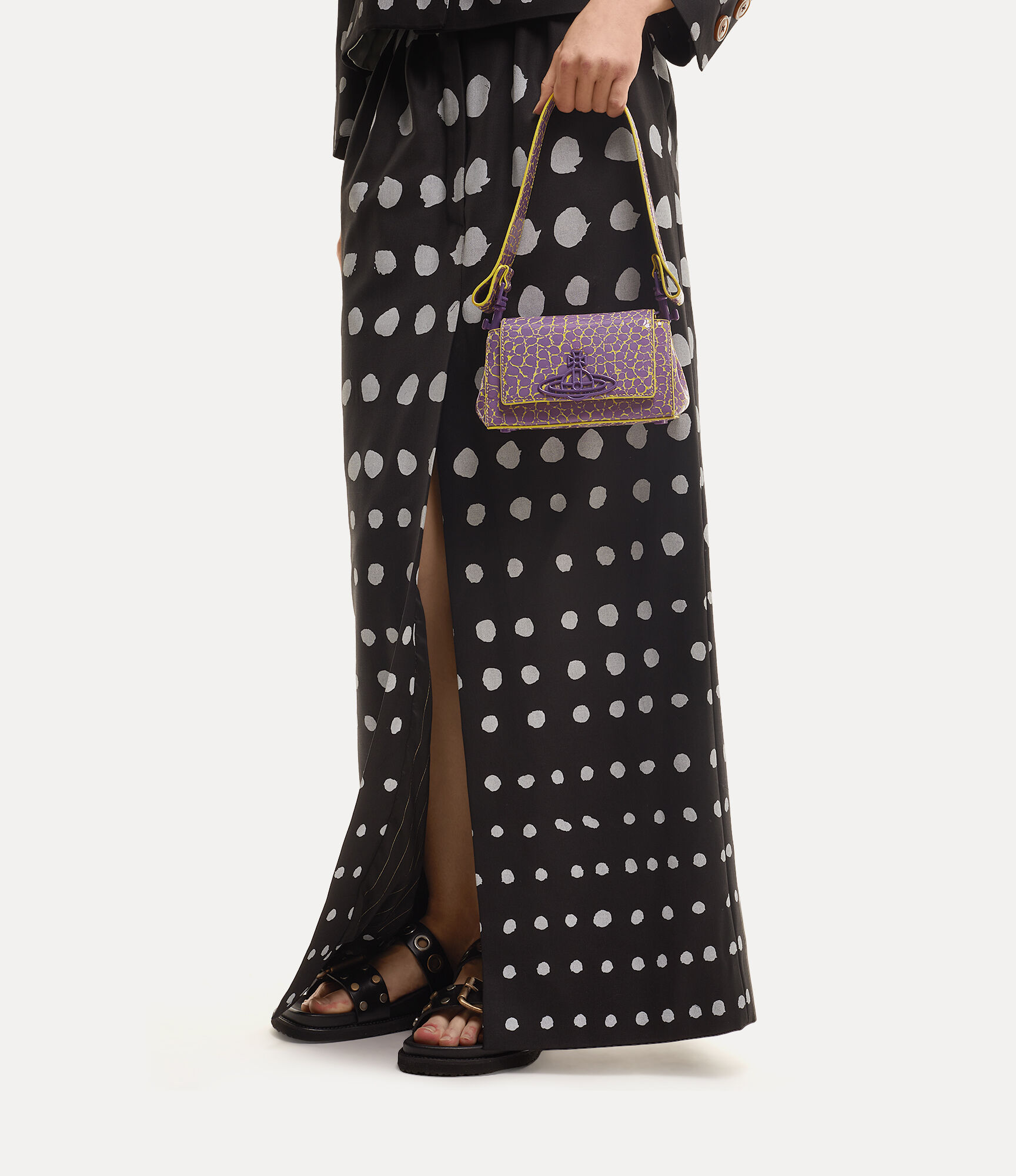 Hazel Small Handbag in LILAC-YELLOW | Vivienne Westwood®