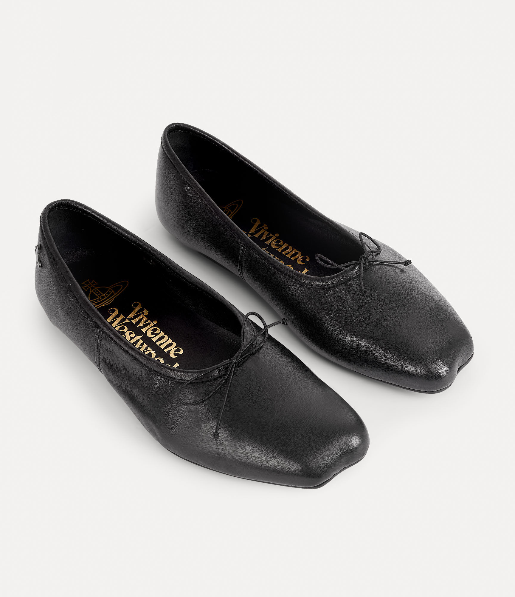 Rudolph Ballet Slipper in BLACK | Vivienne Westwood®