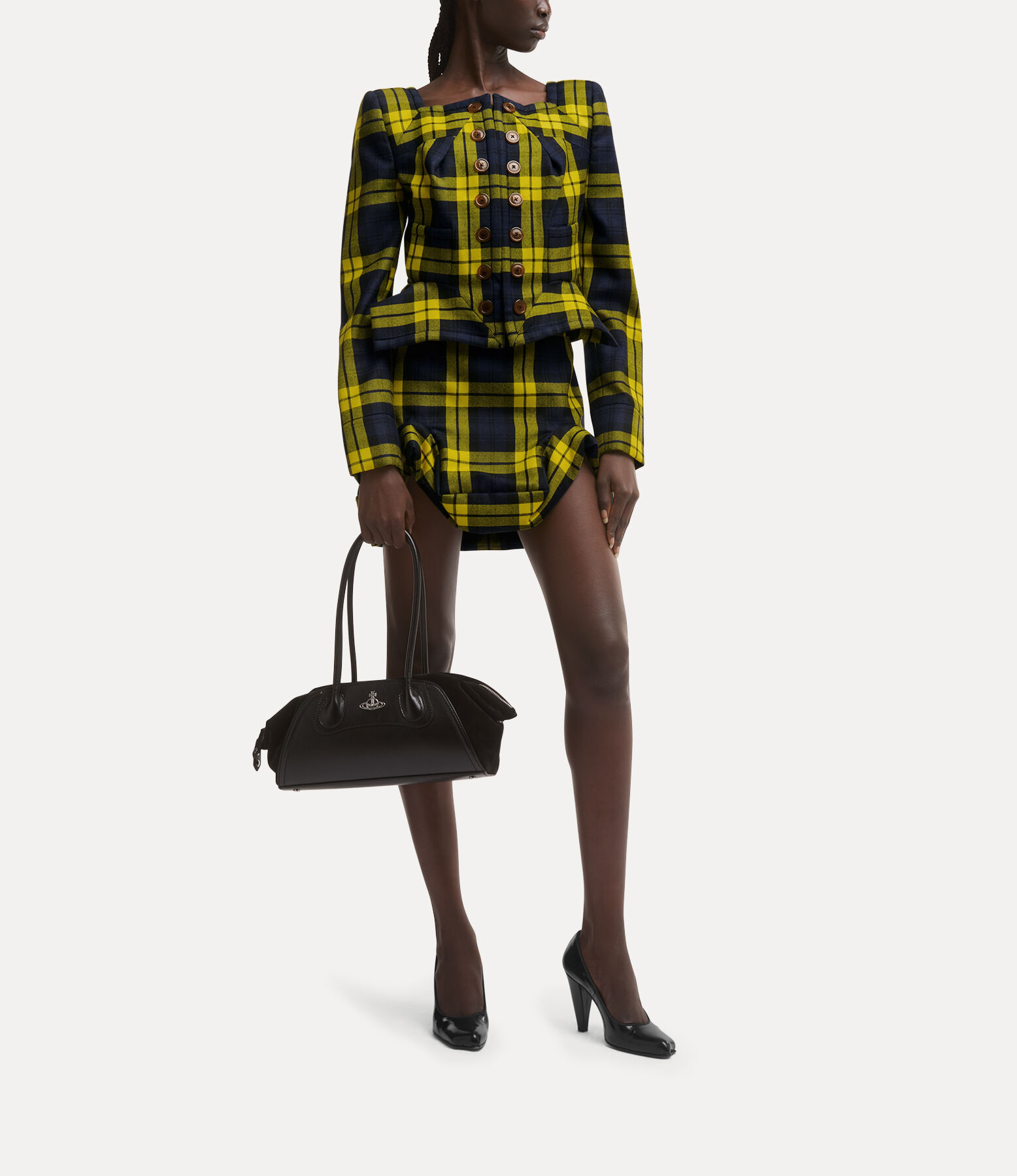 Cosmopolitan Jacket in NAVY-YELLOW | Vivienne Westwood®