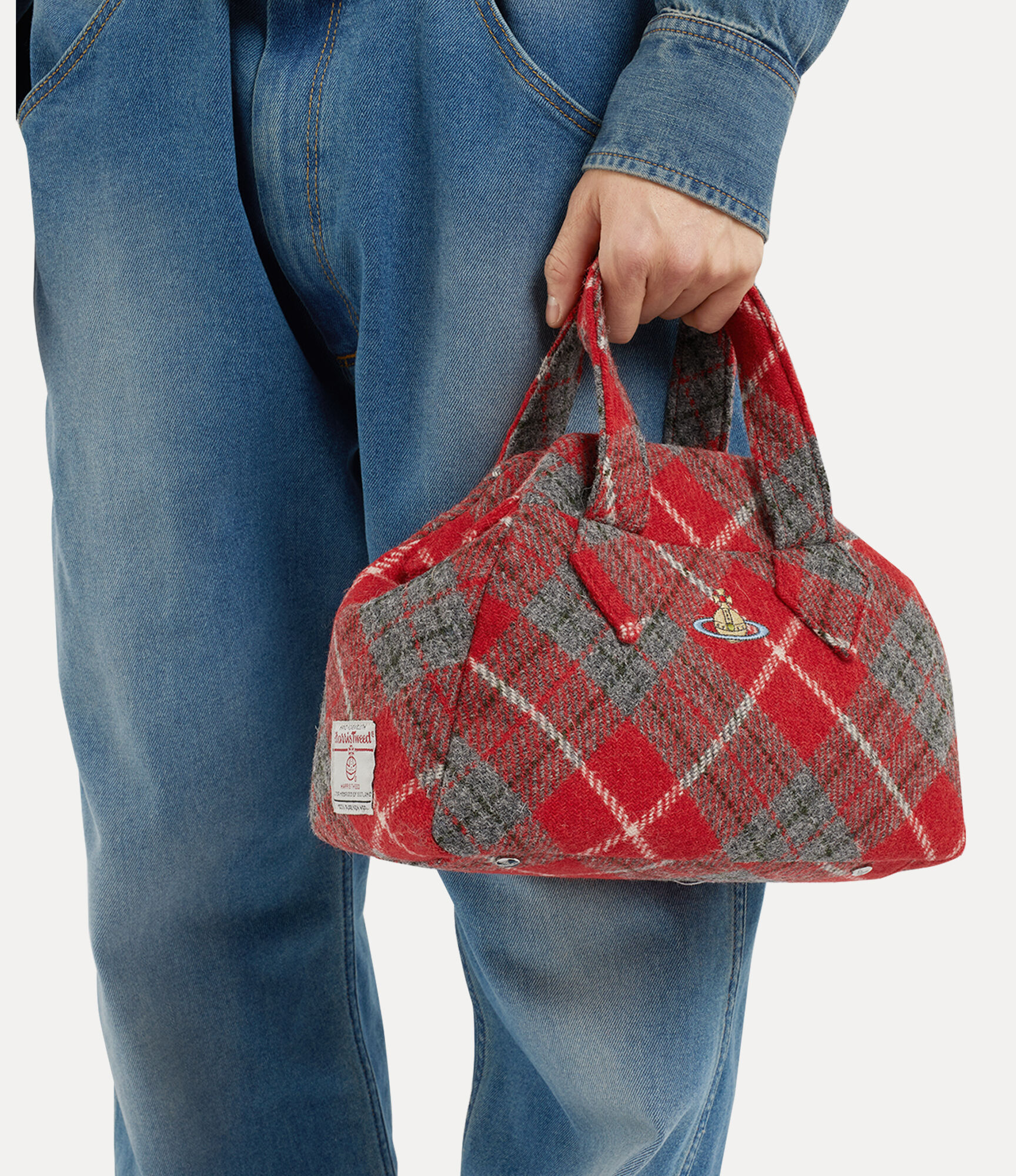 Medium Archive Yasmine Handbag in RED | Vivienne Westwood®