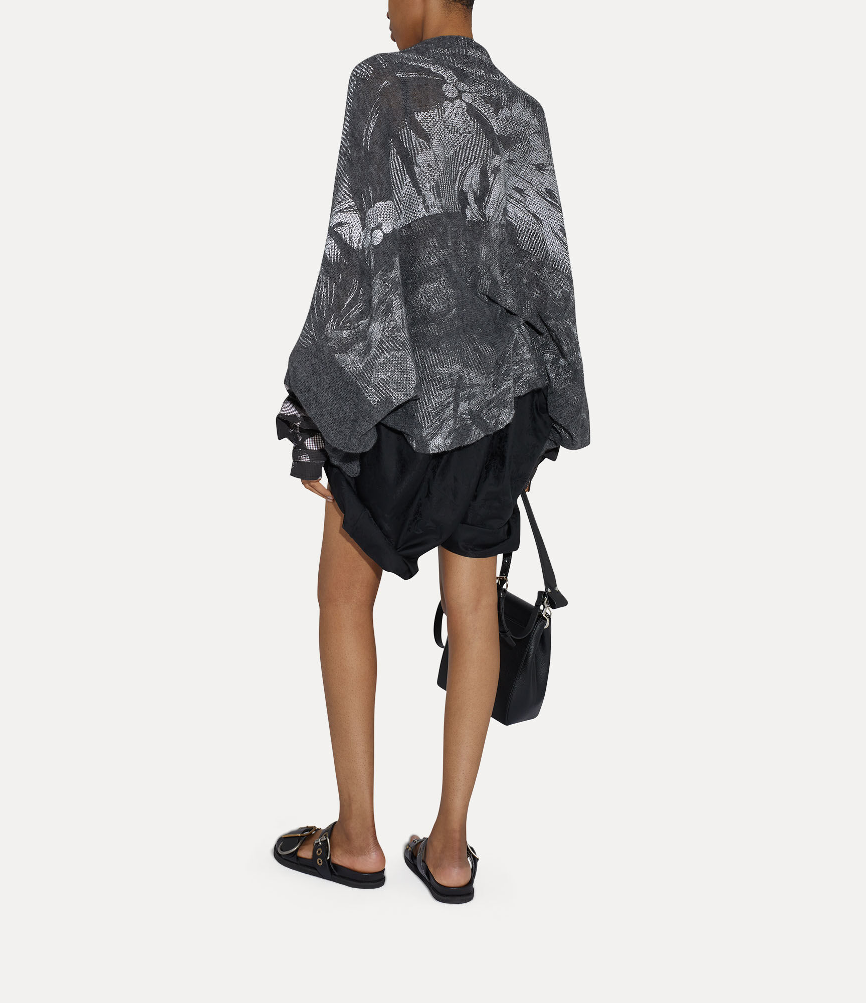 Hi-Vis Poncho Scarf in REFLECTIVE-GREY | Vivienne Westwood®