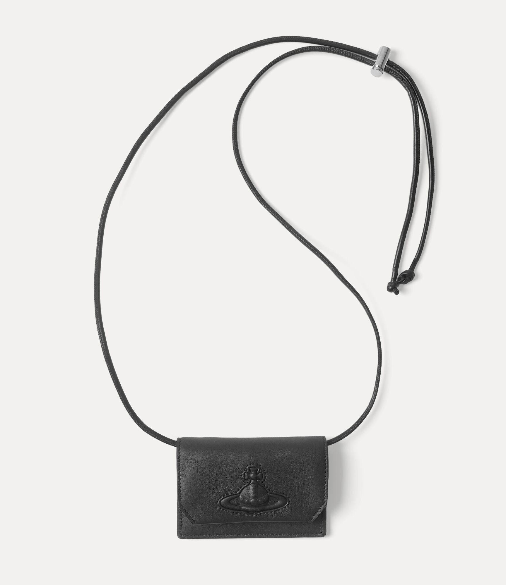 Card Holder With Strap in BLACK | Vivienne Westwood®